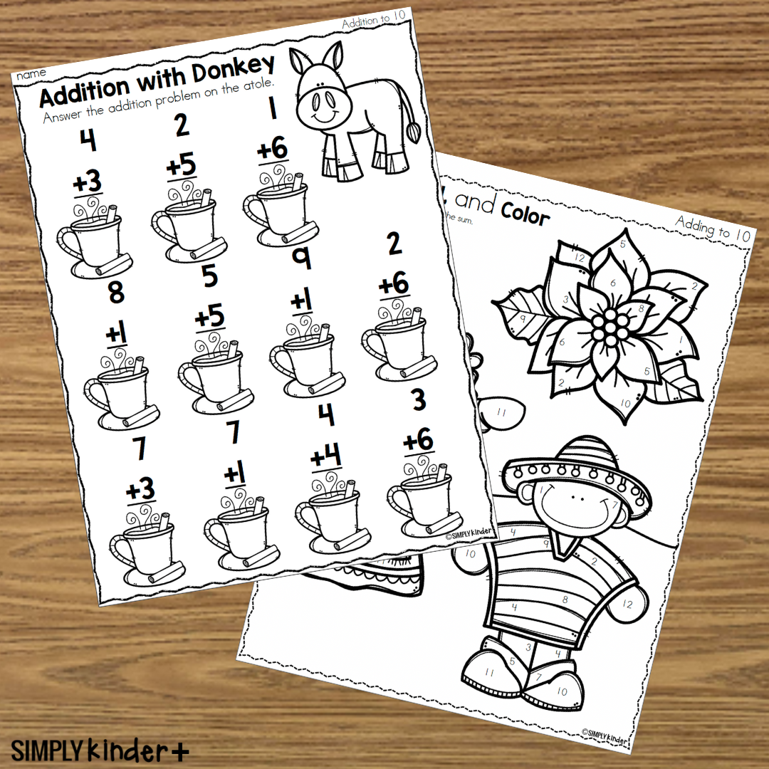 Las Posadas Addition Printables - Simply Kinder + Printable Membership