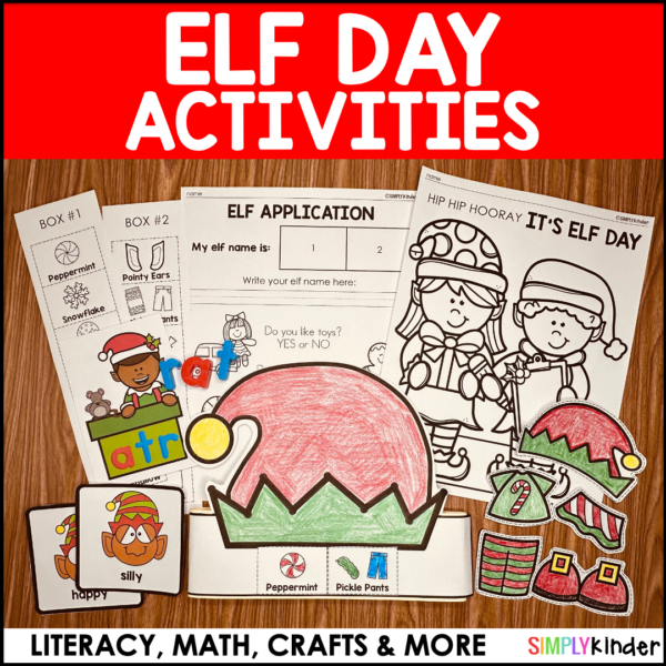 Elf Day Activities - Simply Kinder + Printable Membership