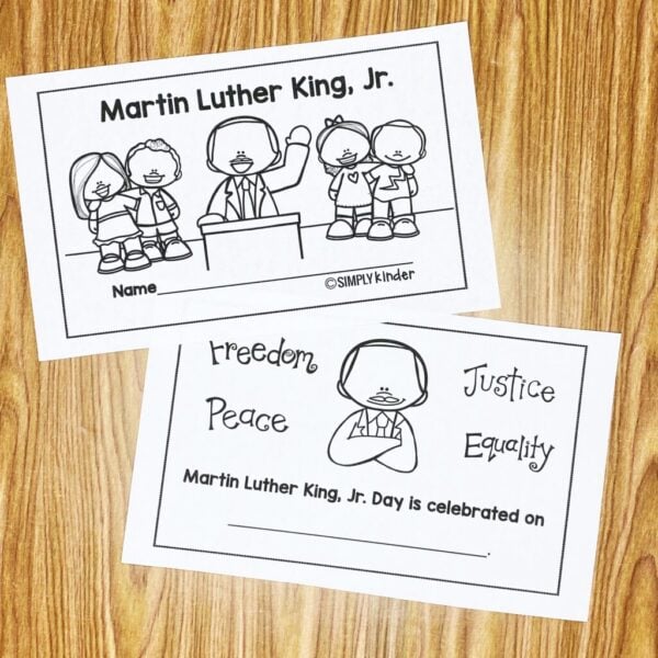 Martin Luther King Jr. Book - Simply Kinder + Printable Membership