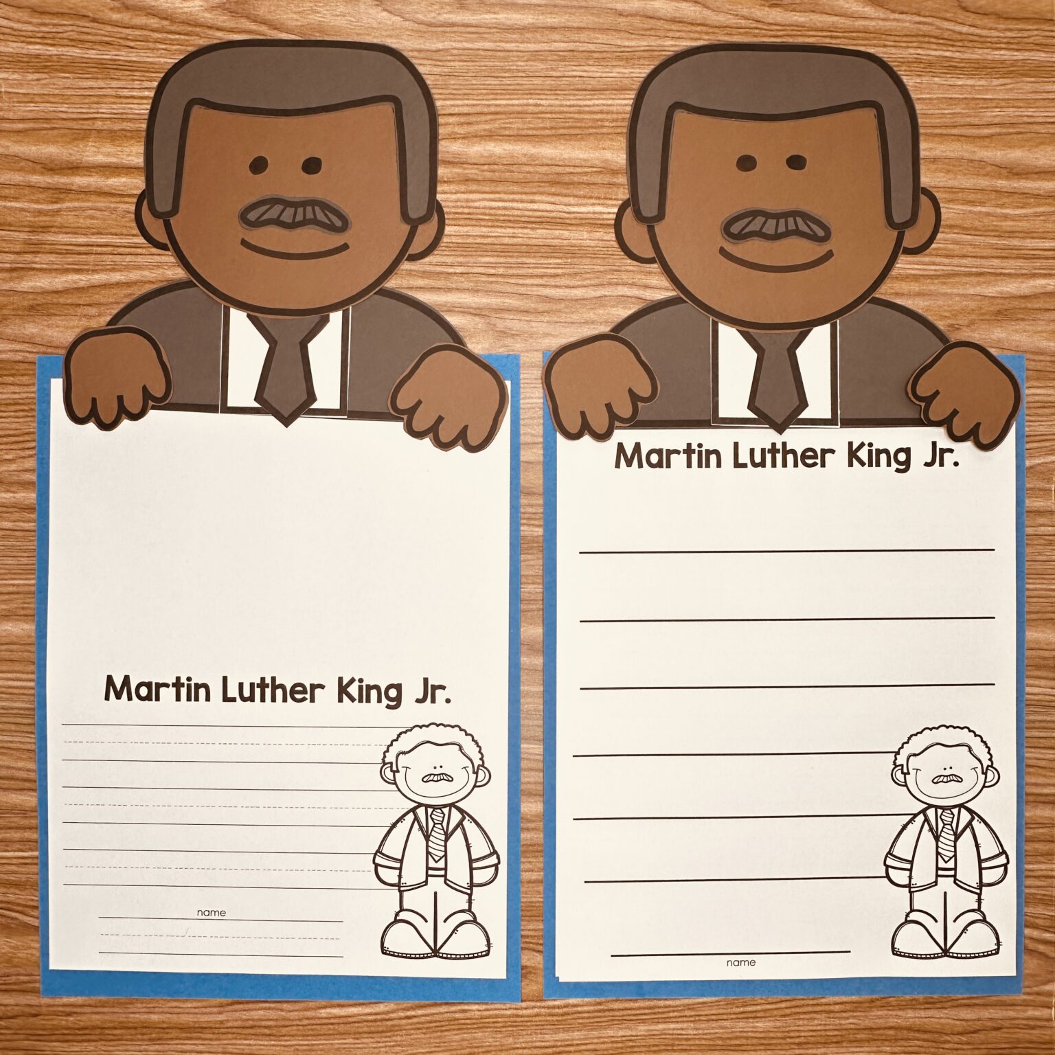 Martin Luther Craft for Bulletin Board - Simply Kinder + Printable ...