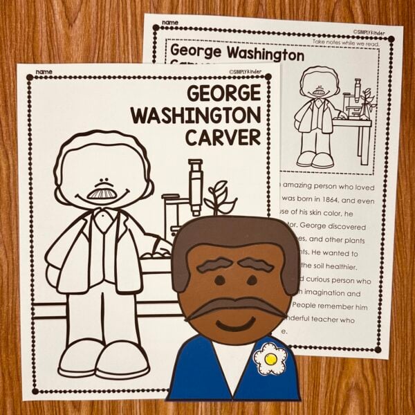 George Washington Carver Craft and Reports - Simply Kinder + Printable ...