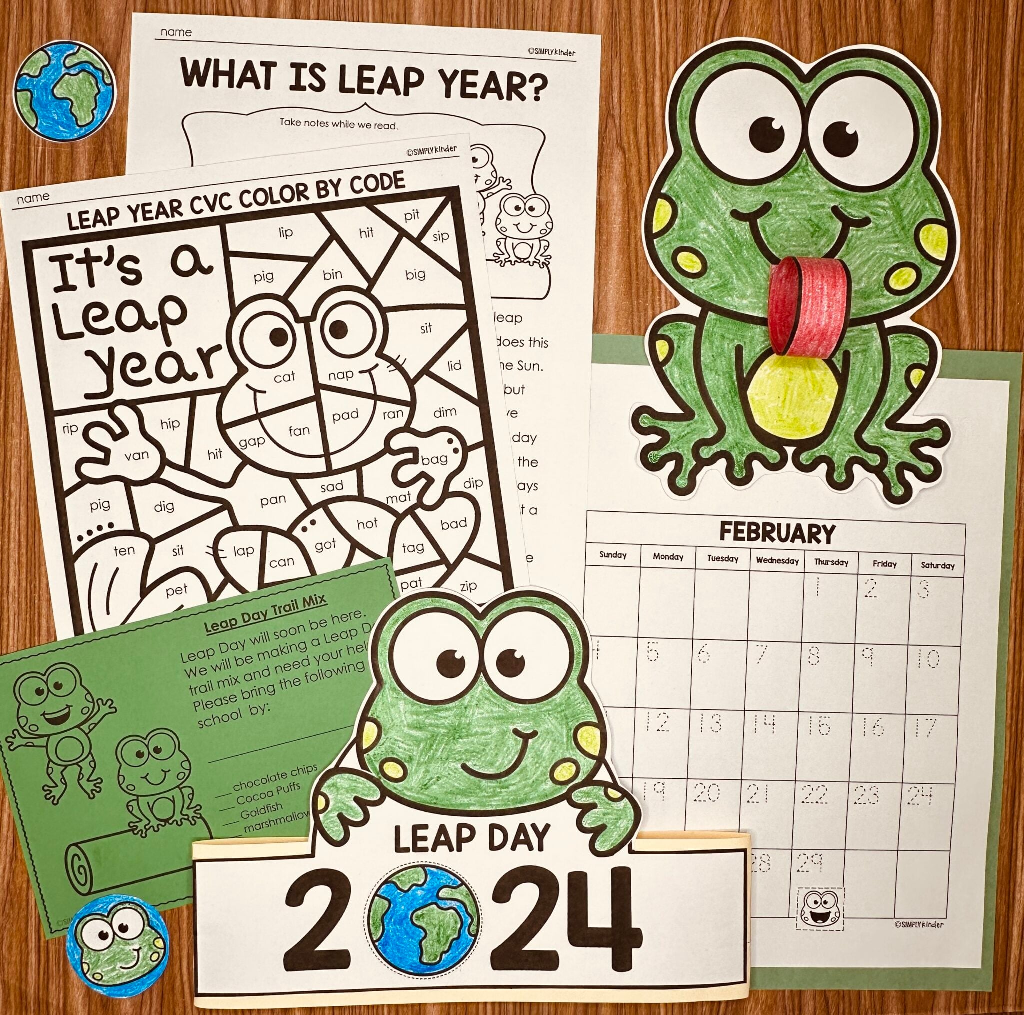 Leap Day Activities - Simply Kinder + Printable Membership