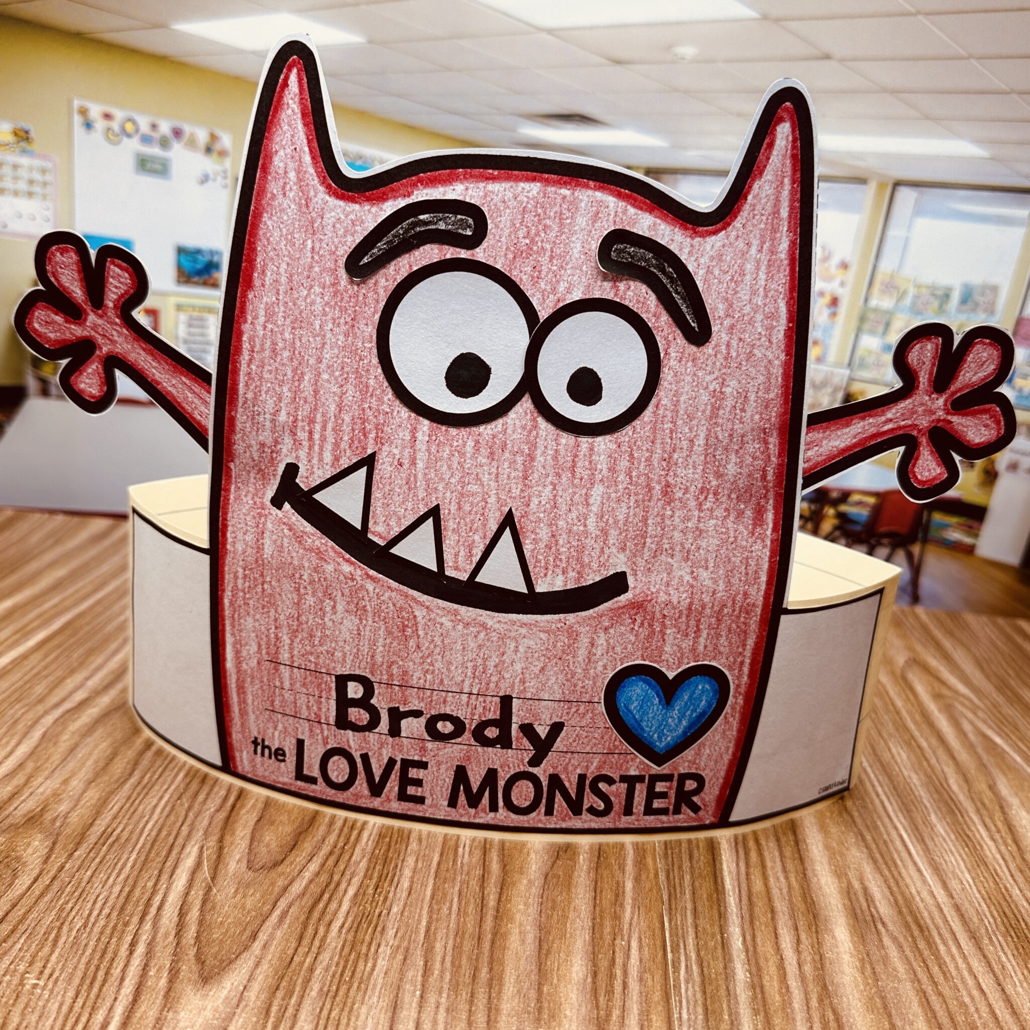 Love Monster Hat - Simply Kinder + Printable Membership