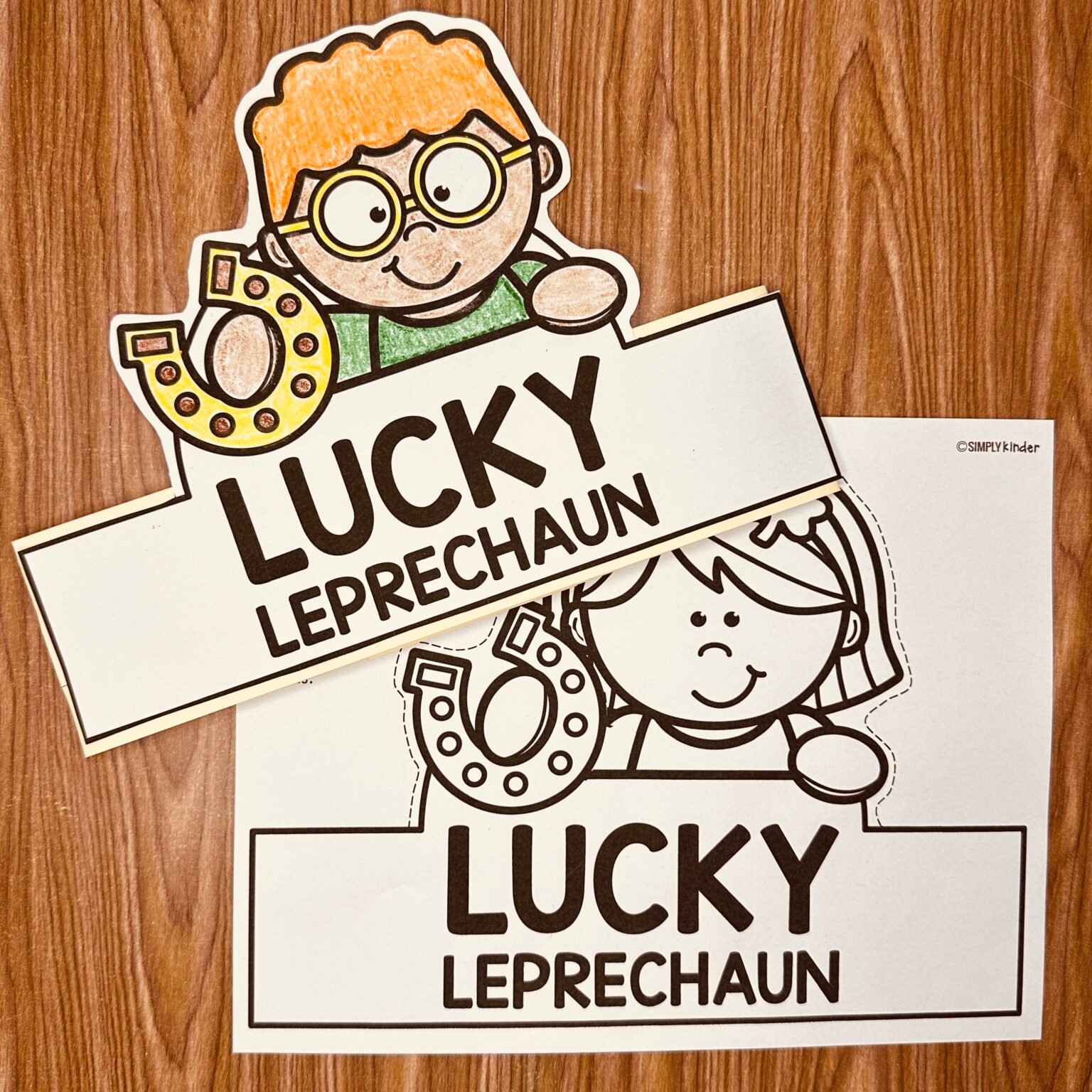 St. Patrick's Day Day No-Prep Craft Hat - Simply Kinder Plus