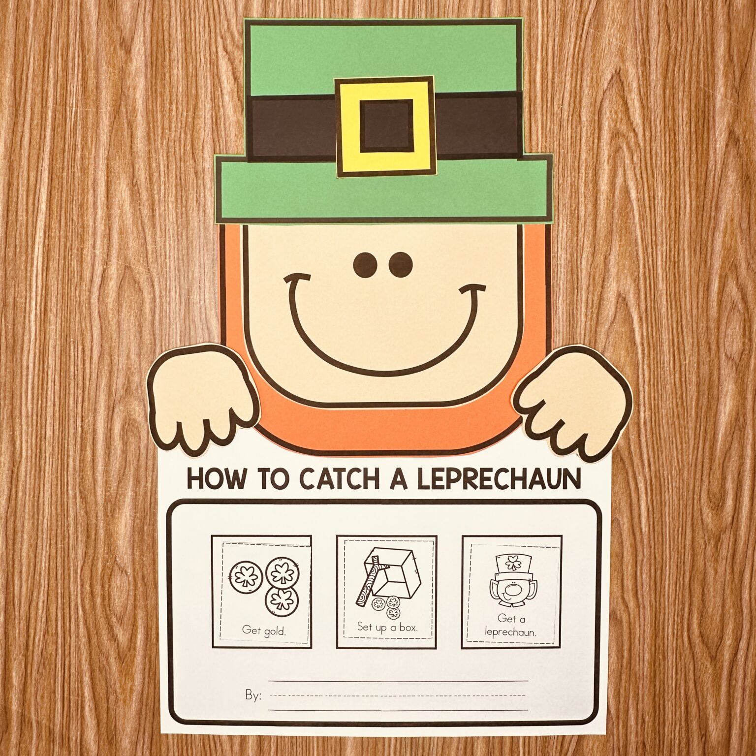 How To Catch A Leprechaun Craft - Simply Kinder + Printable Membership