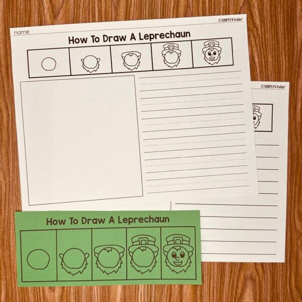 How To Catch A Leprechaun Directed Drawing Activity - Simply Kinder ...