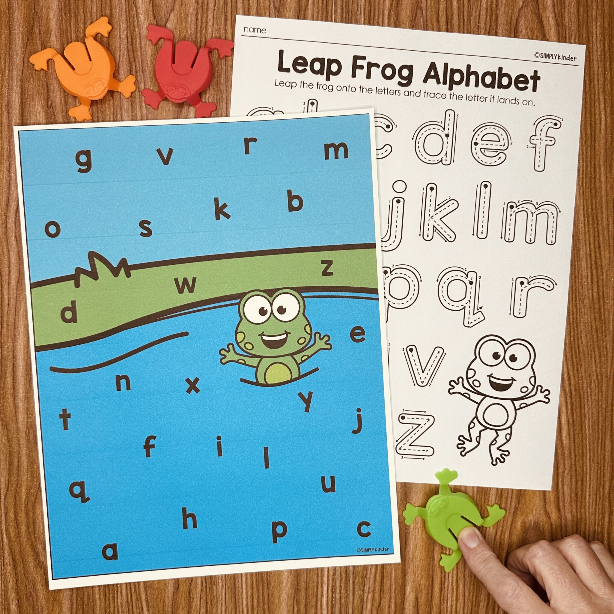 FREE Leap Frog Alphabet Printables - Simply Kinder + Printable Membership