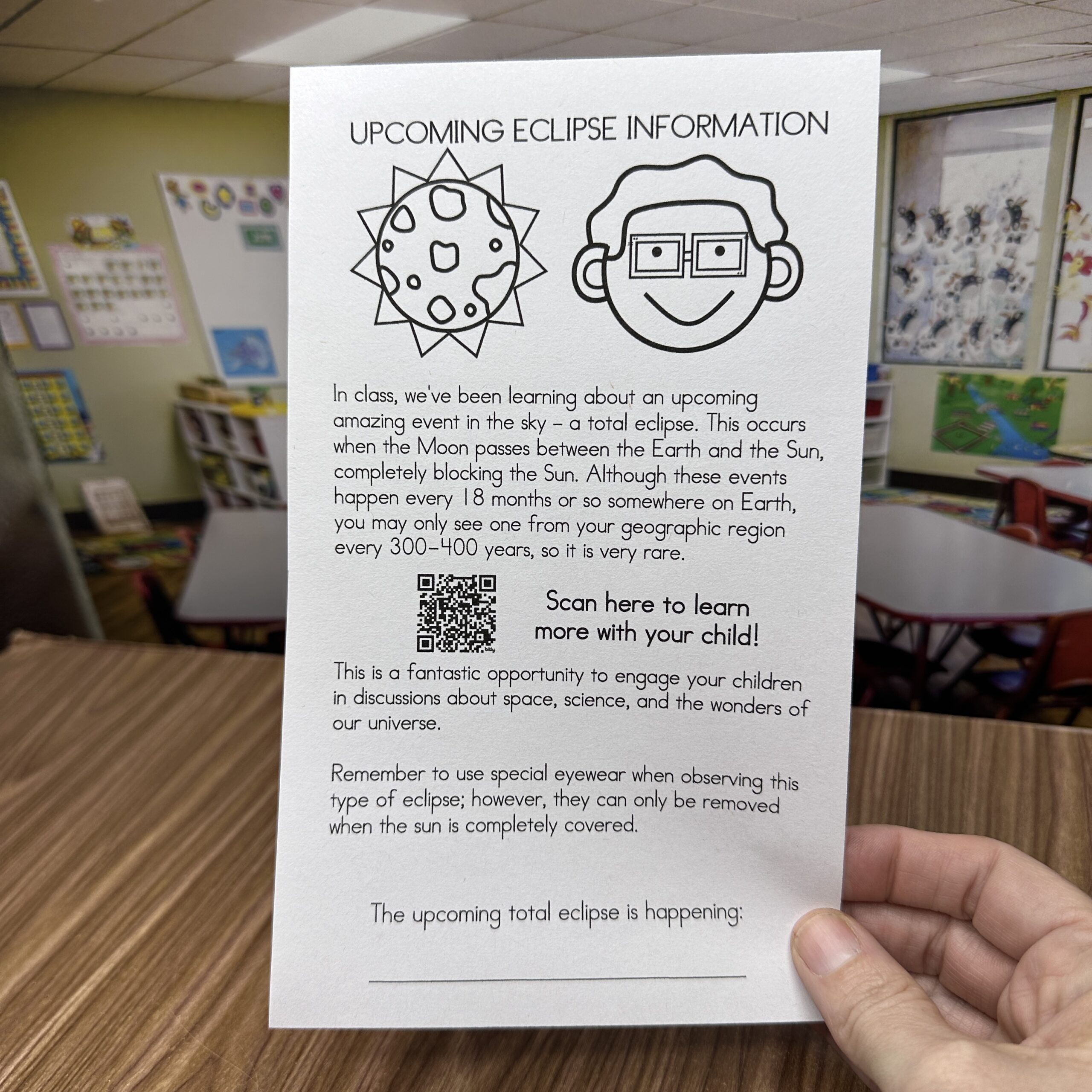 Total Eclipse Flyer - Simply Kinder + Printable Membership