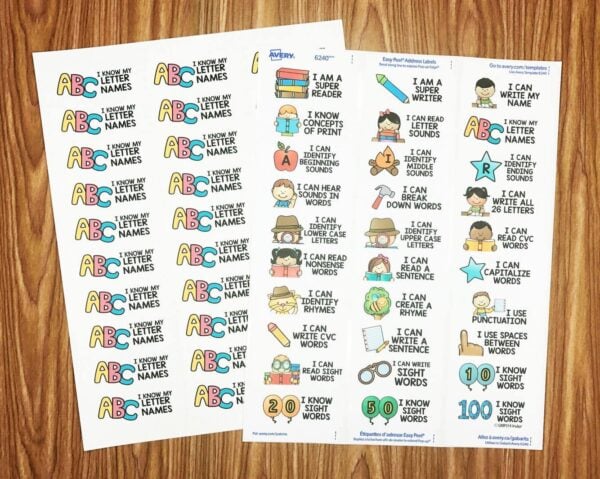 Success Stickers for Positive Reinforcement - Simply Kinder + Printable ...