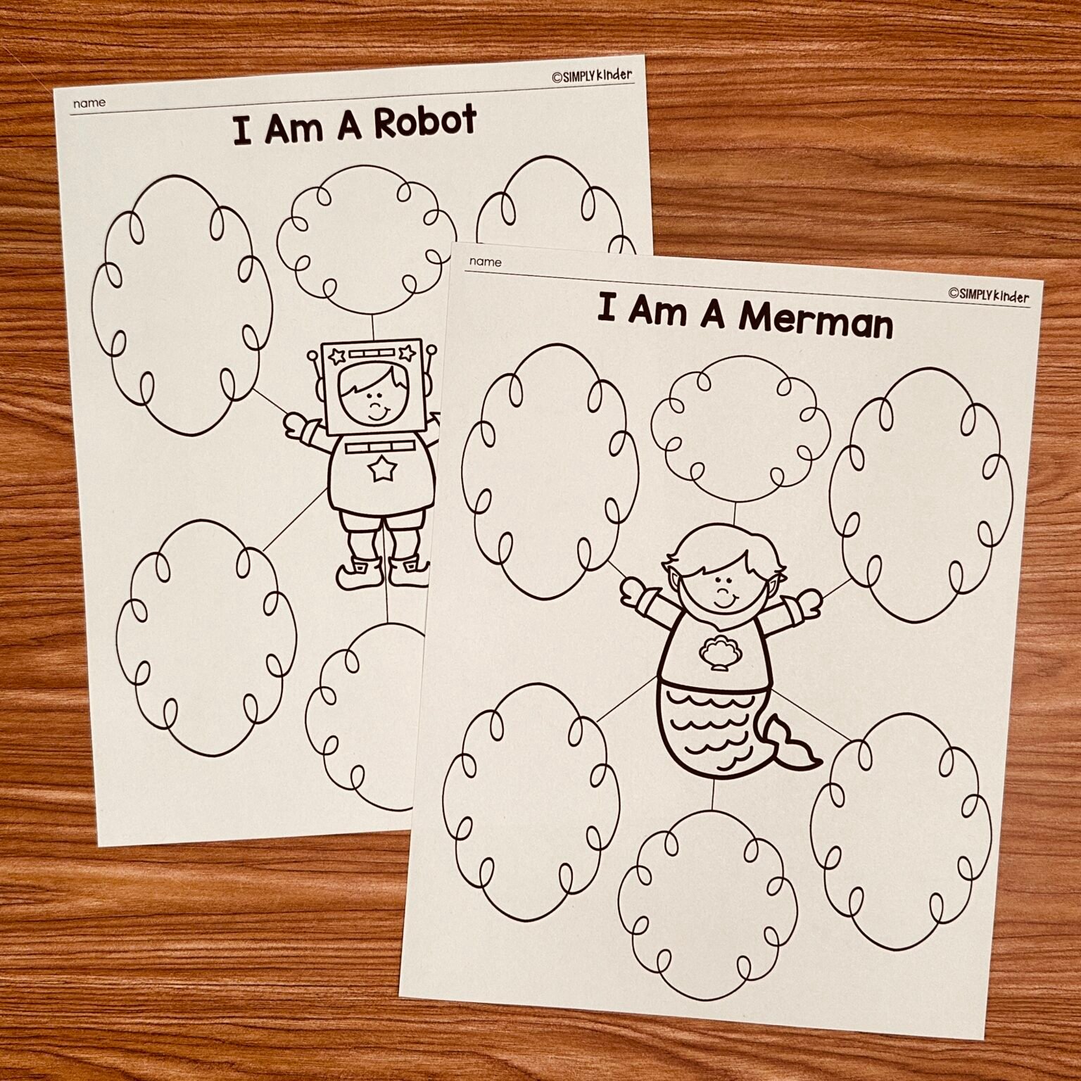 Leprechaun in Disguise Graphic Organizers - Simply Kinder + Printable ...