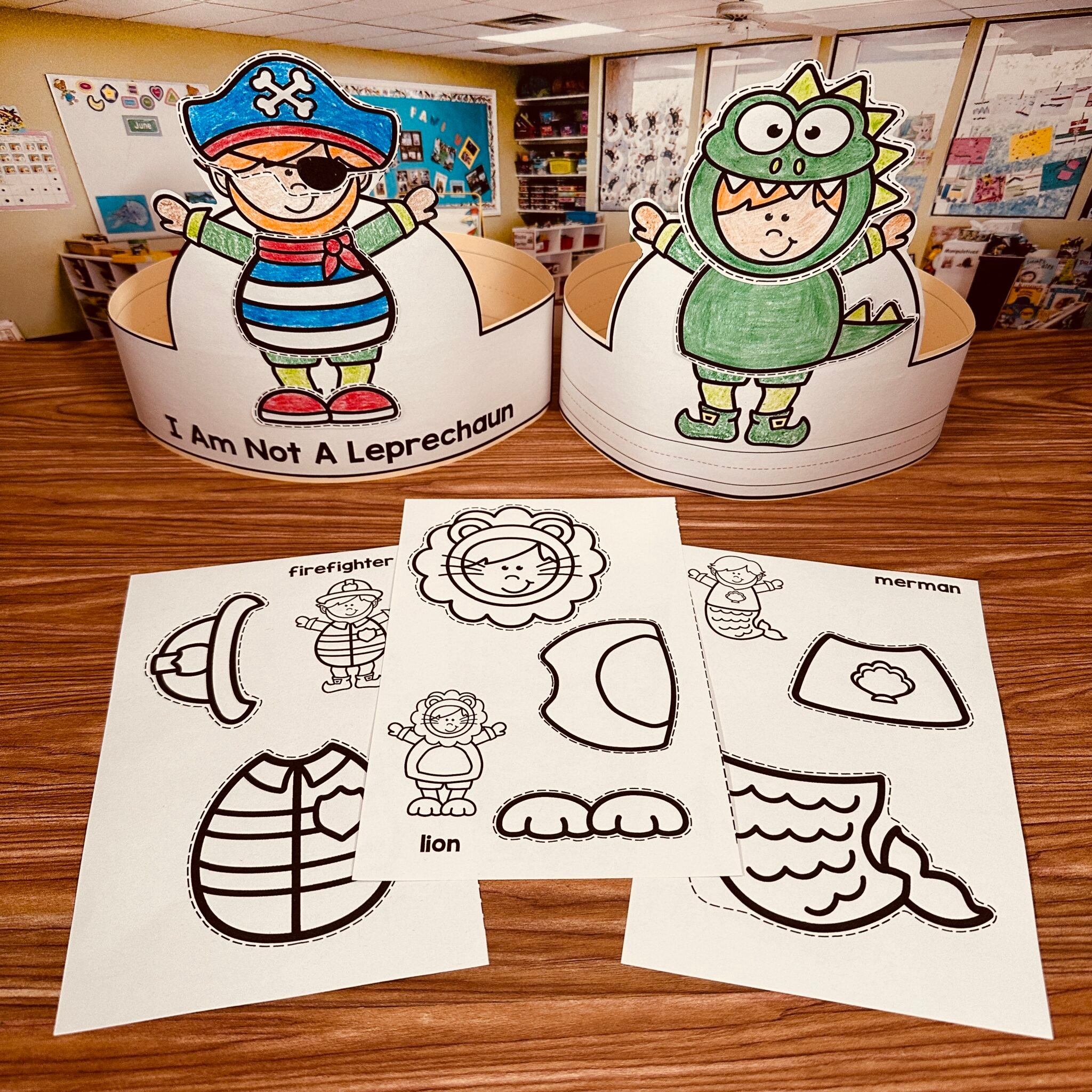 Leprechaun in Disguise Hats - Simply Kinder + Printable Membership