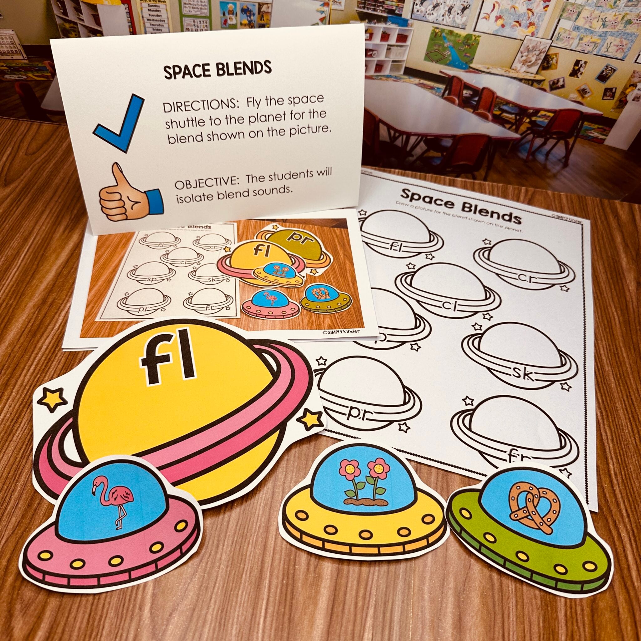 Space Blends Center - Simply Kinder + Printable Membership