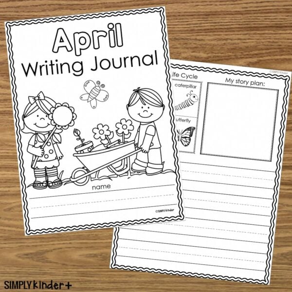 April Writing Prompts - Simply Kinder + Printable Membership