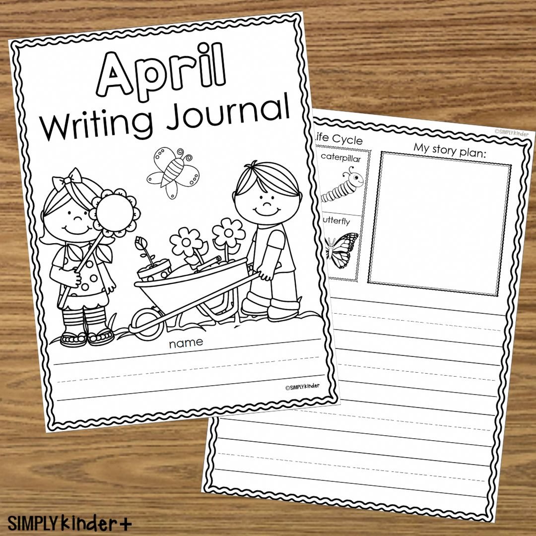 April Writing Prompts - Simply Kinder + Printable Membership