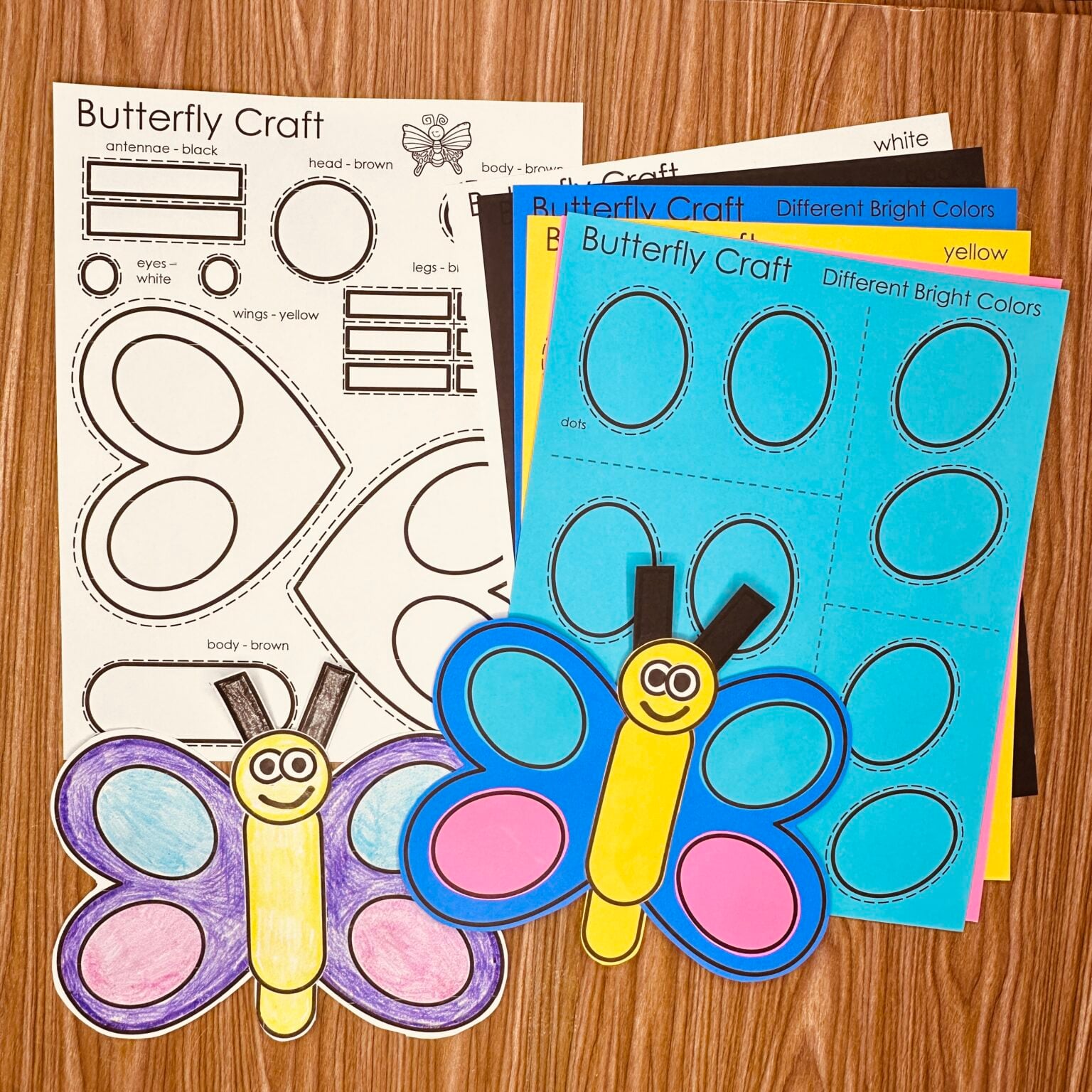 Butterfly Craft - Simply Kinder + Printable Membership