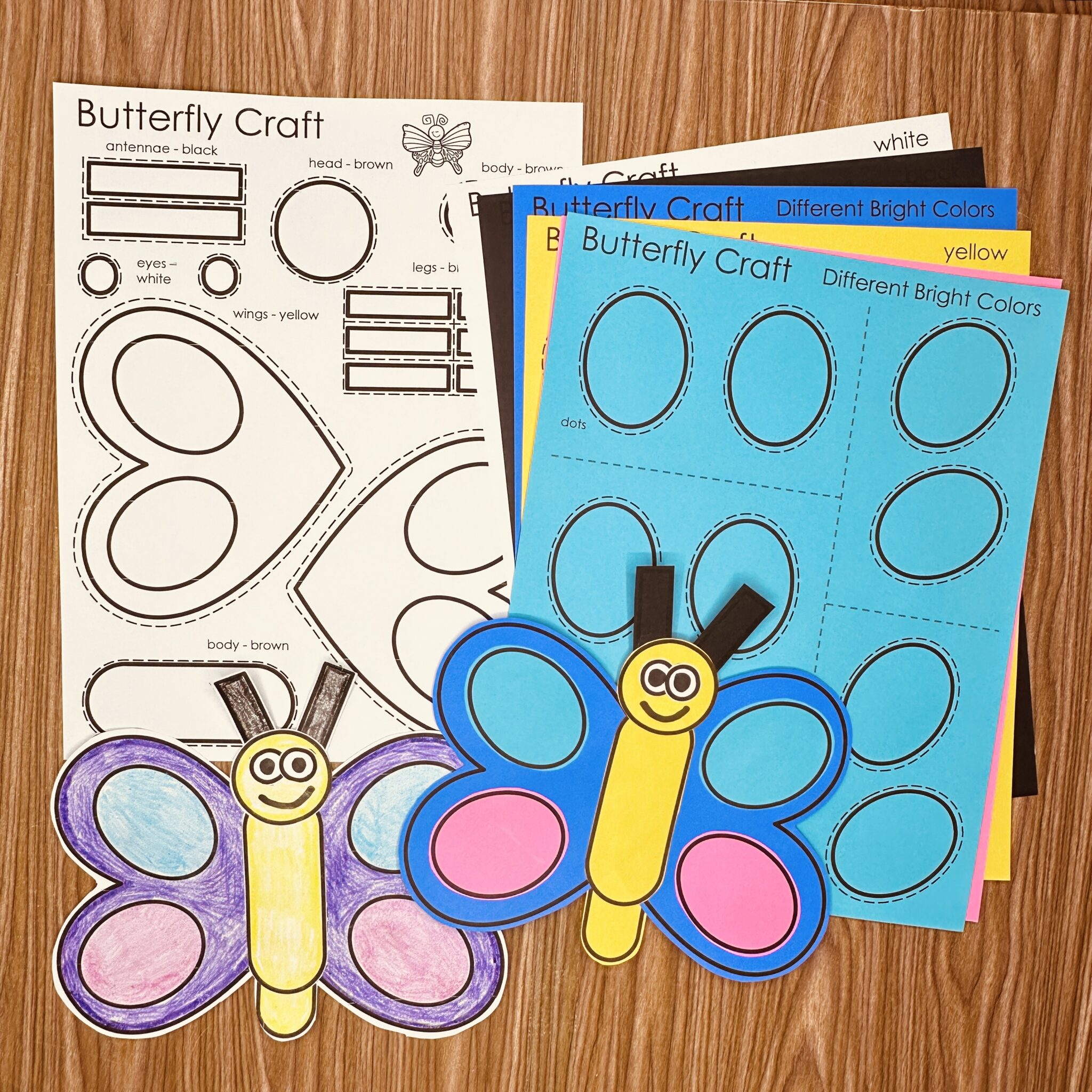 Butterfly Craft - Simply Kinder + Printable Membership