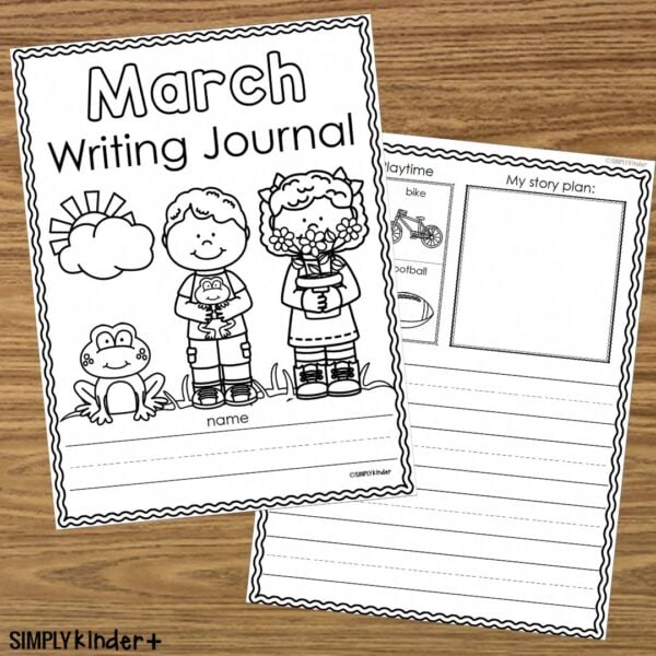 March Writing Prompts - Simply Kinder Plus