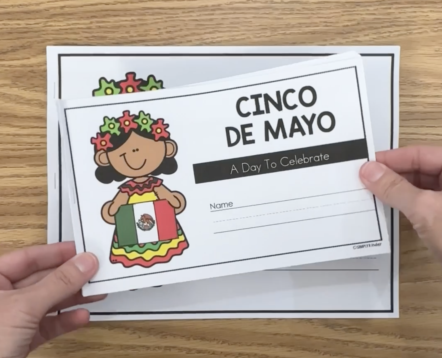 Cinco de Mayo Easy Reader - Simply Kinder + Printable Membership