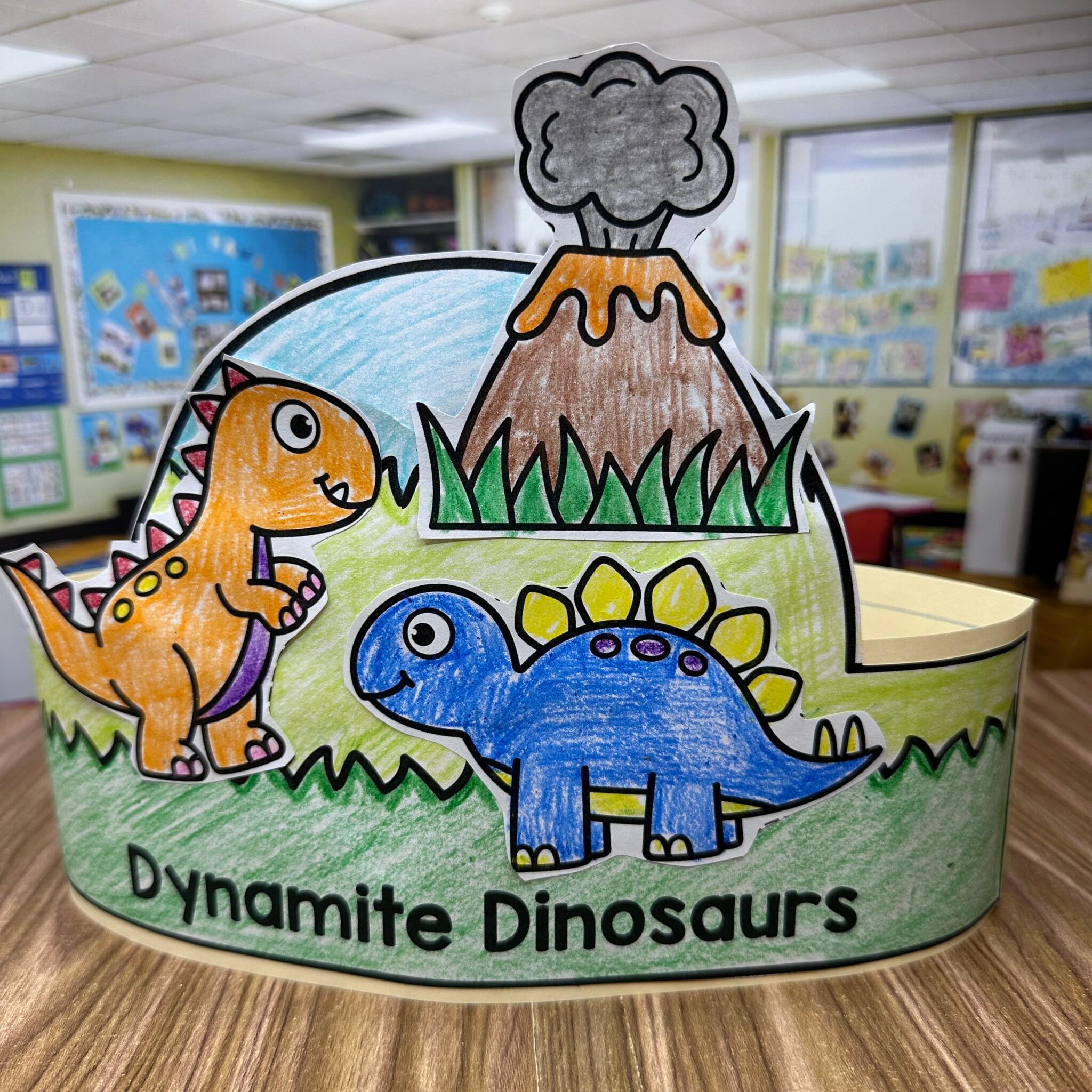 Dinosaur Day Hat - Simply Kinder + Printable Membership
