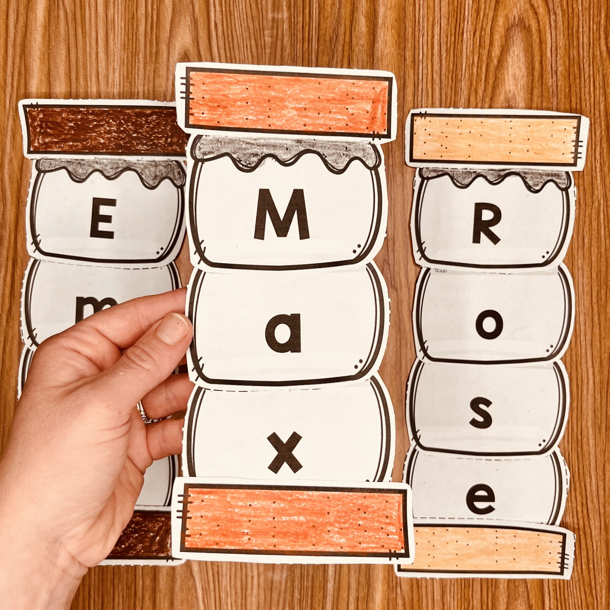 Smore Name Craft, End of the Year or Summer Activities - Simply Kinder ...