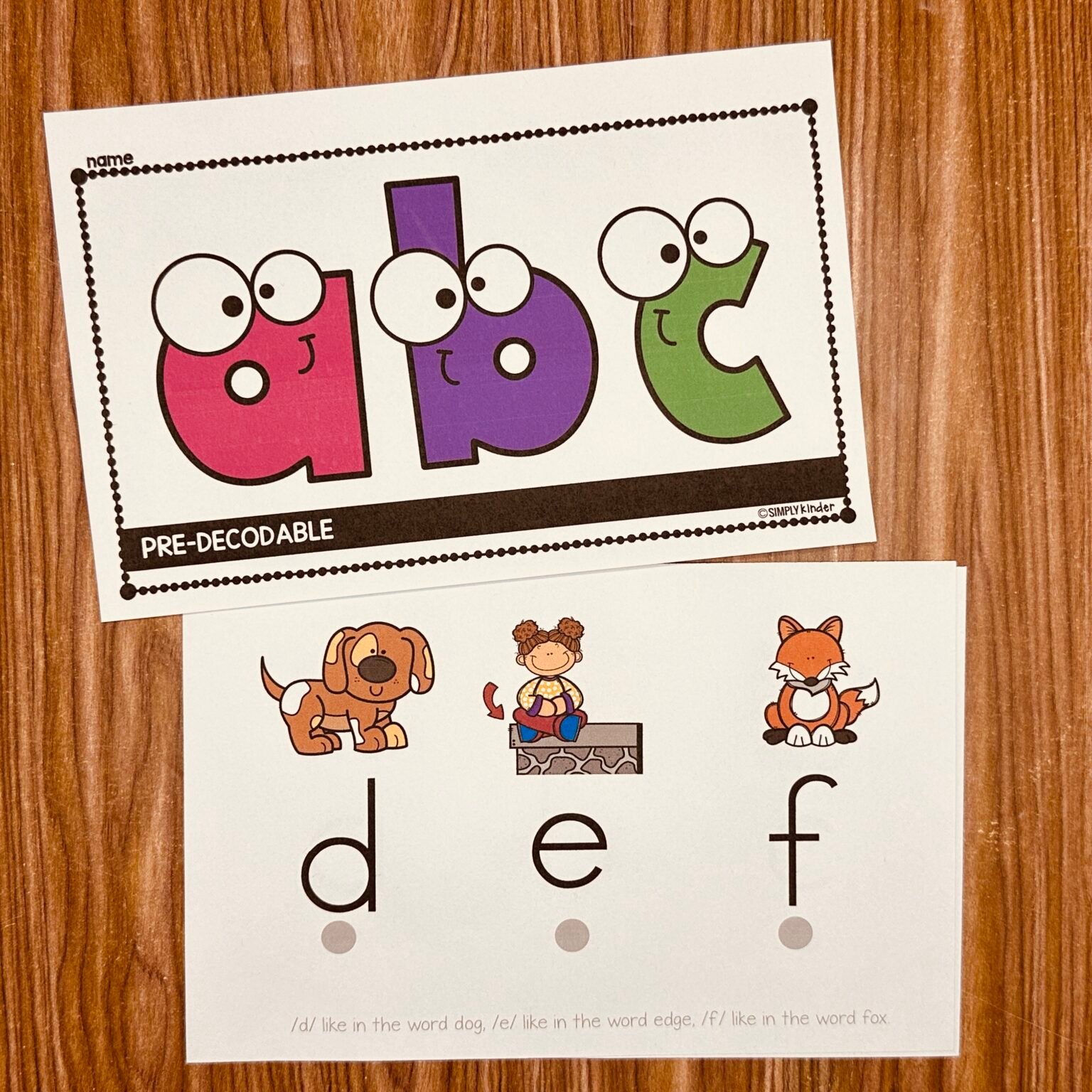 ABC Pre-Reader - Simply Kinder + Printable Membership