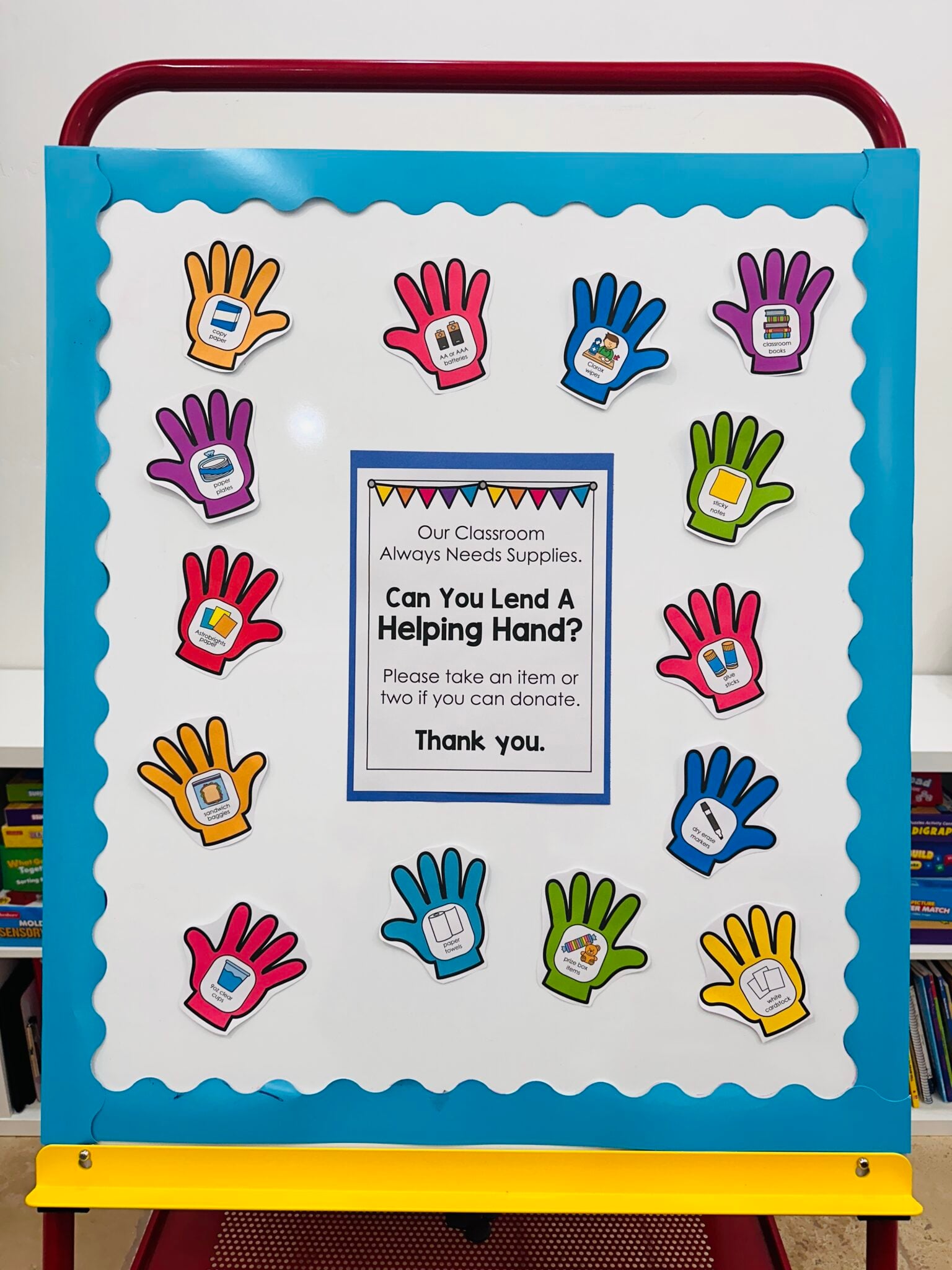 Helping Hands for Meet the Teacher - Simply Kinder + Printable Membership