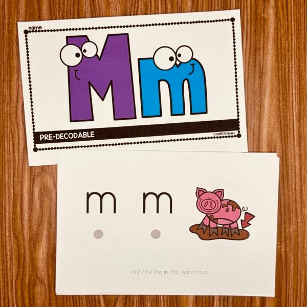 Letter M Pre-Reader - Simply Kinder + Printable Membership