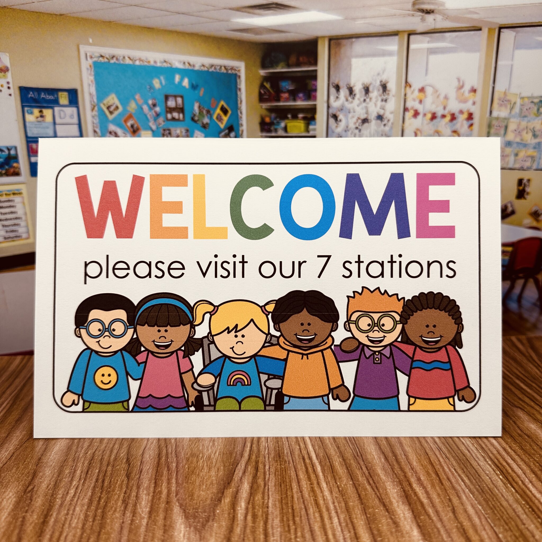Meet the Teacher Stations - Simply Kinder + Printable Membership