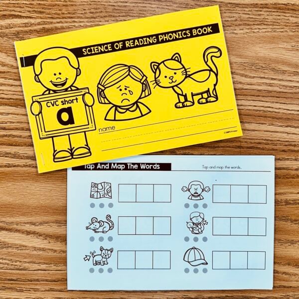 CVC Short A Decoding Book - Simply Kinder + Printable Membership
