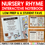 Nursery Rhyme Interactive Notebooks - Simply Kinder Plus