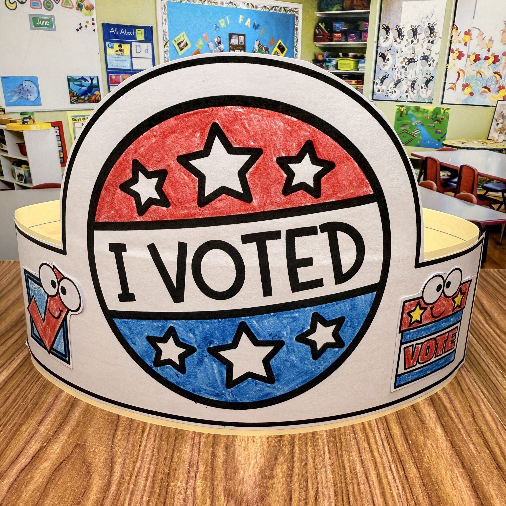I Voted Hat - Simply Kinder Plus