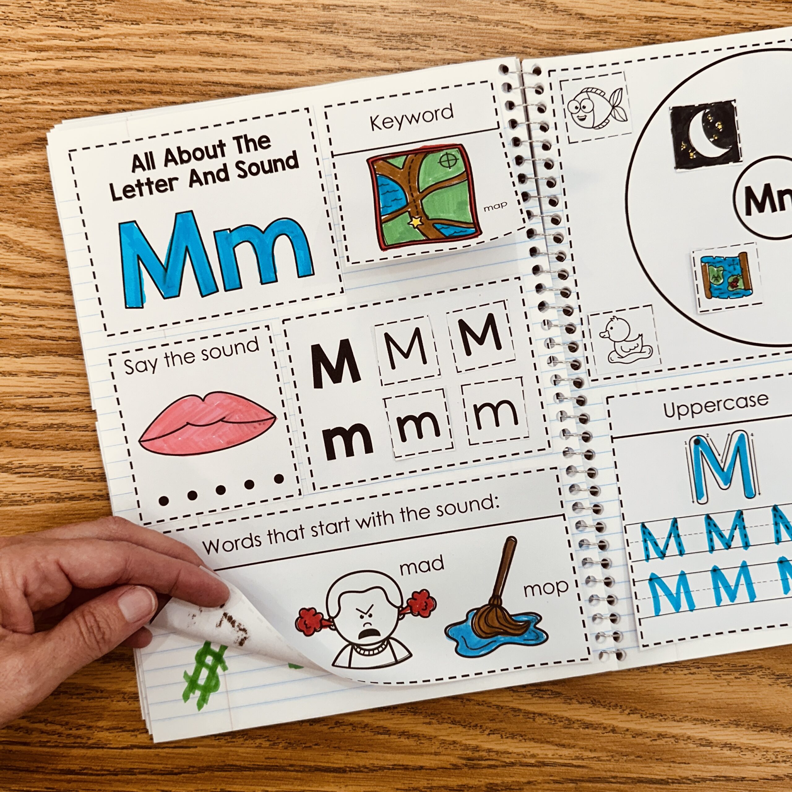 Letter M Alphabet Interactive Notebooks - Simply Kinder + Printable ...