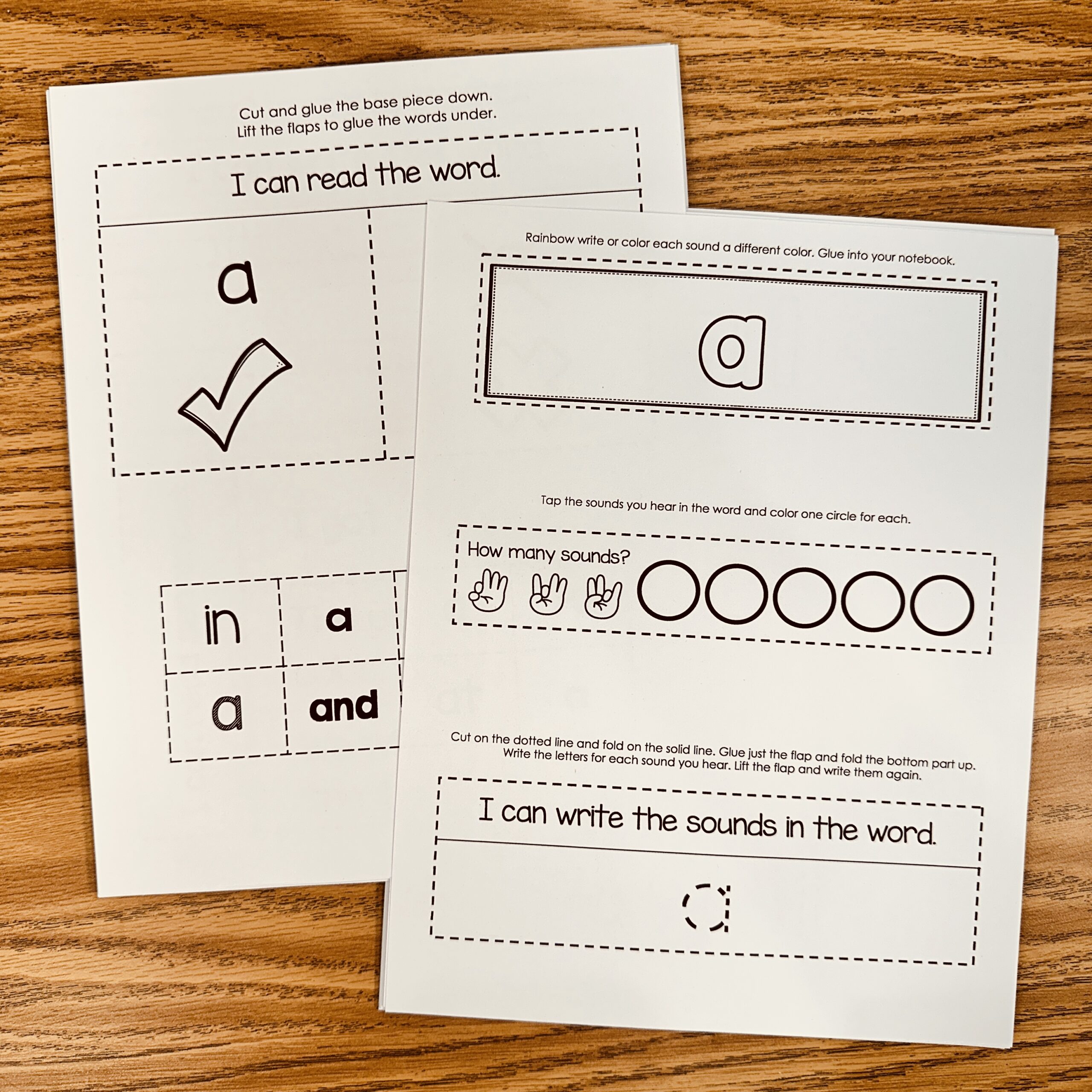 A Sight Word Interactive Notebooks - Fry, Dolch PrePrimer - Simply ...