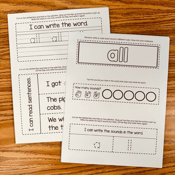 All Sight Word Interactive Notebooks - Fry, Dolch Primer - Simply ...