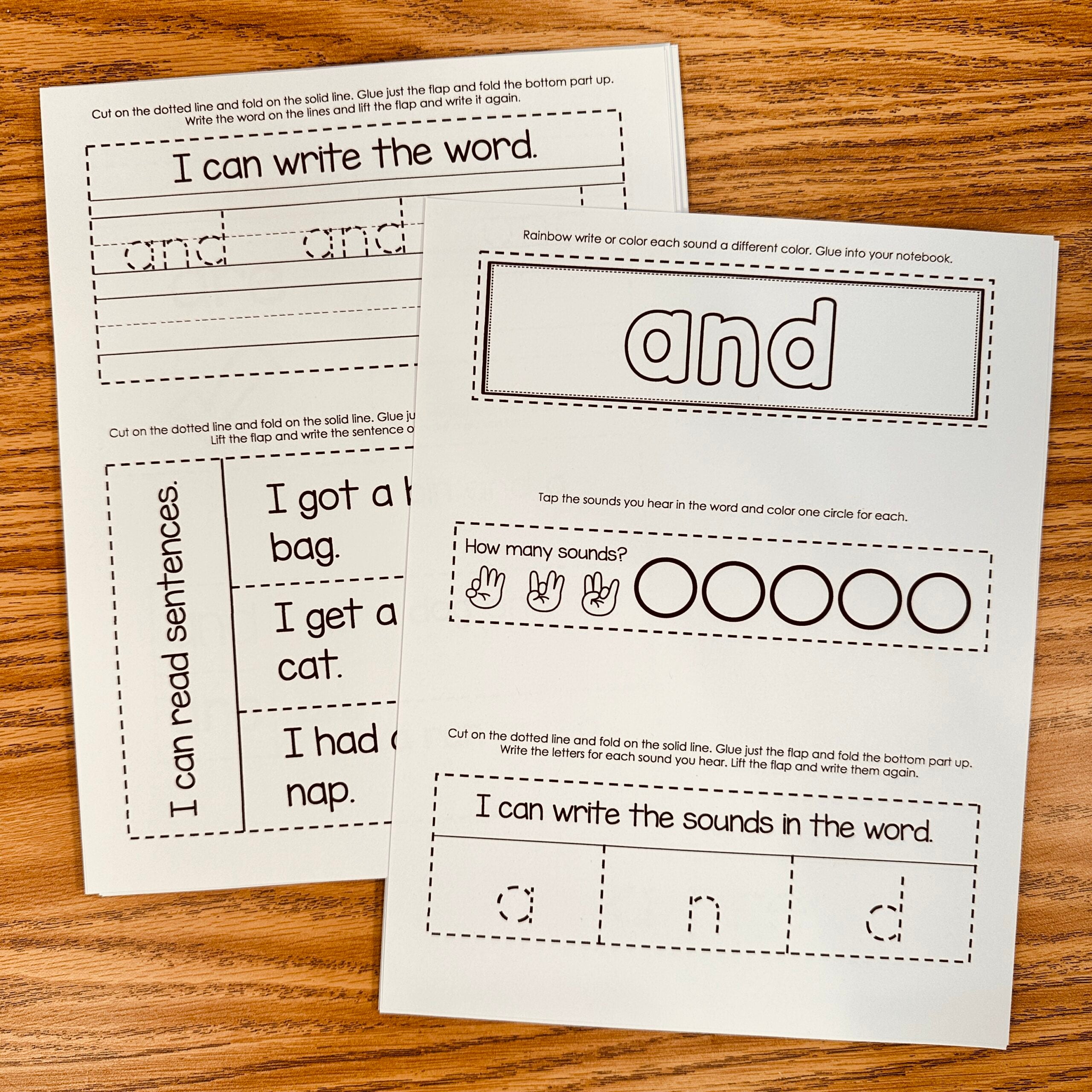 And Sight Word Interactive Notebooks - Fry, Dolch PrePrimer - Simply ...