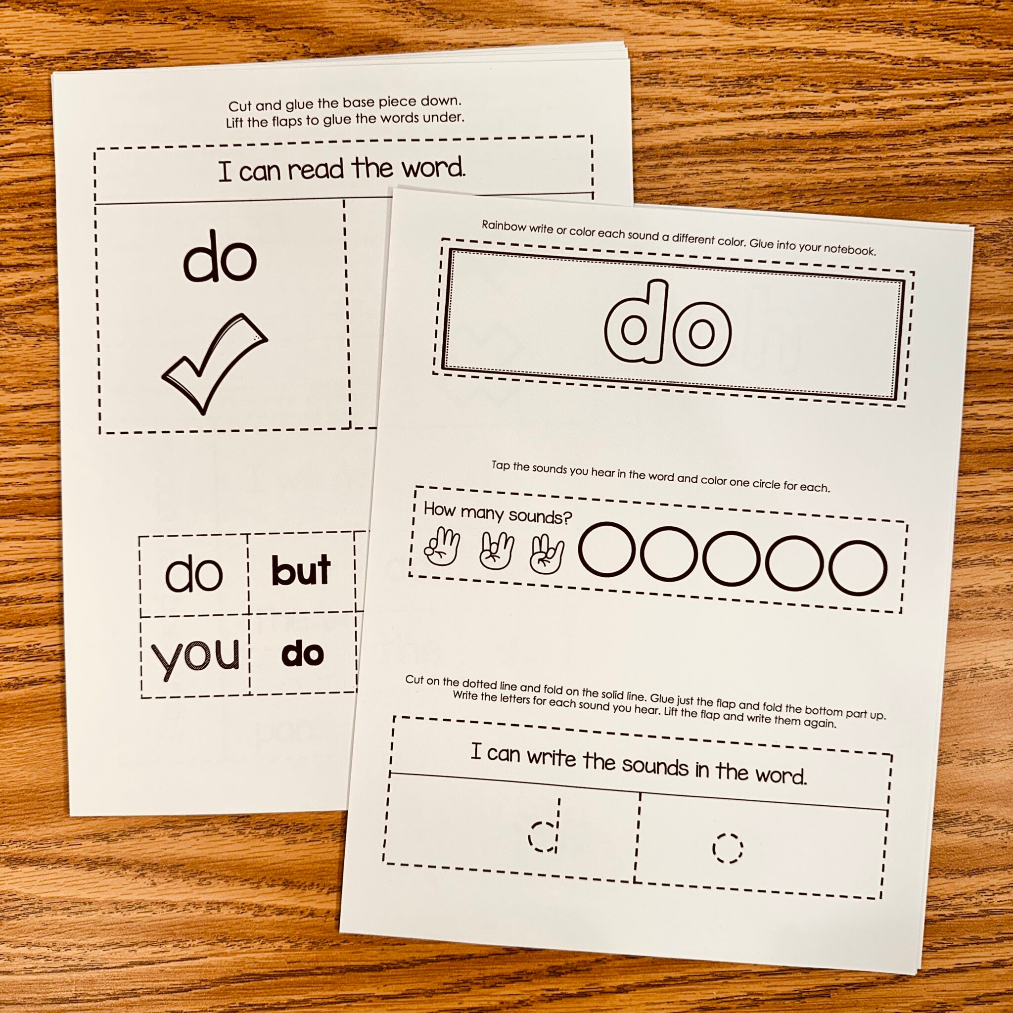 Do Sight Word Interactive Notebooks - Fry, Dolch Primer - Simply Kinder ...