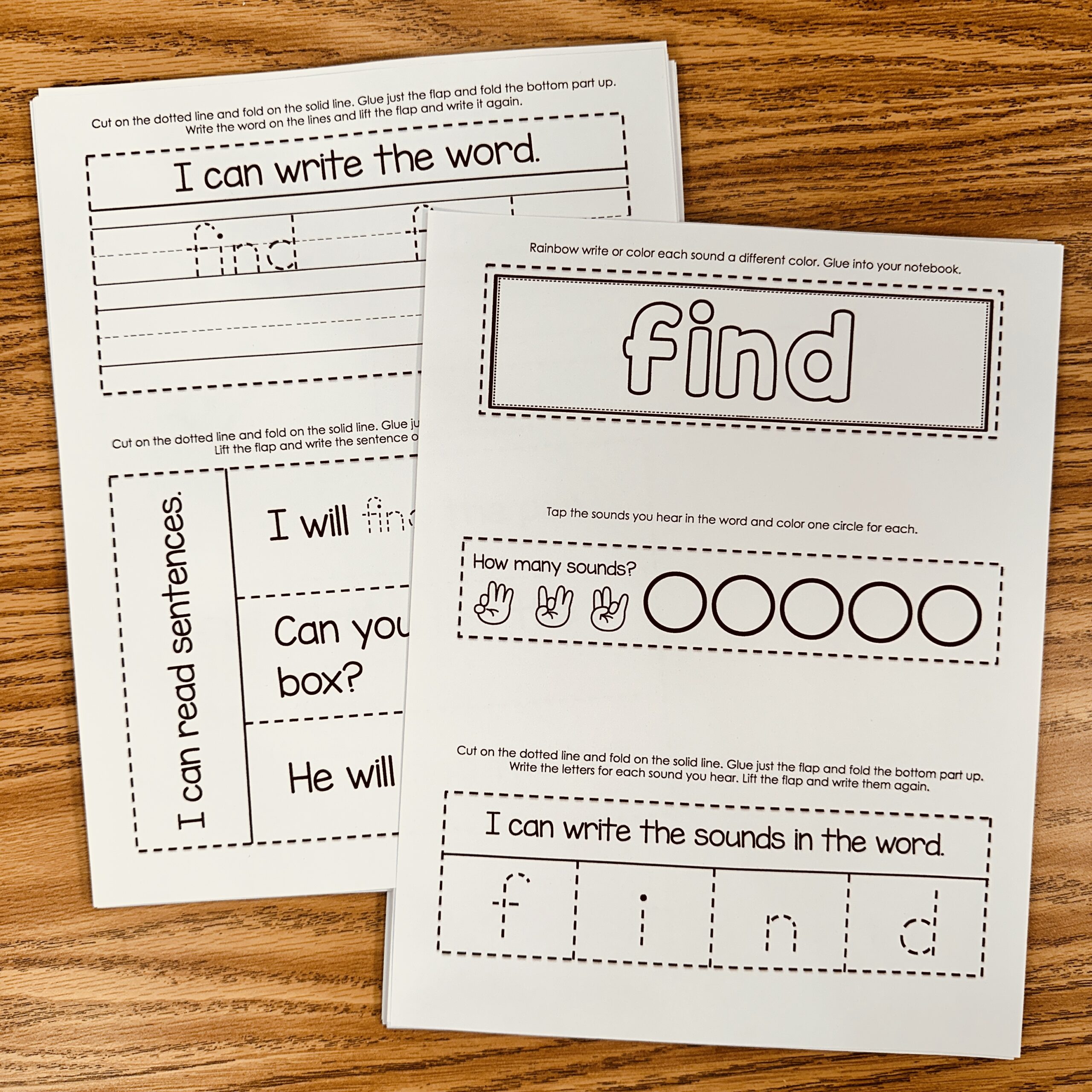 Find Sight Word Interactive Notebooks - Fry, Dolch PrePrimer - Simply ...