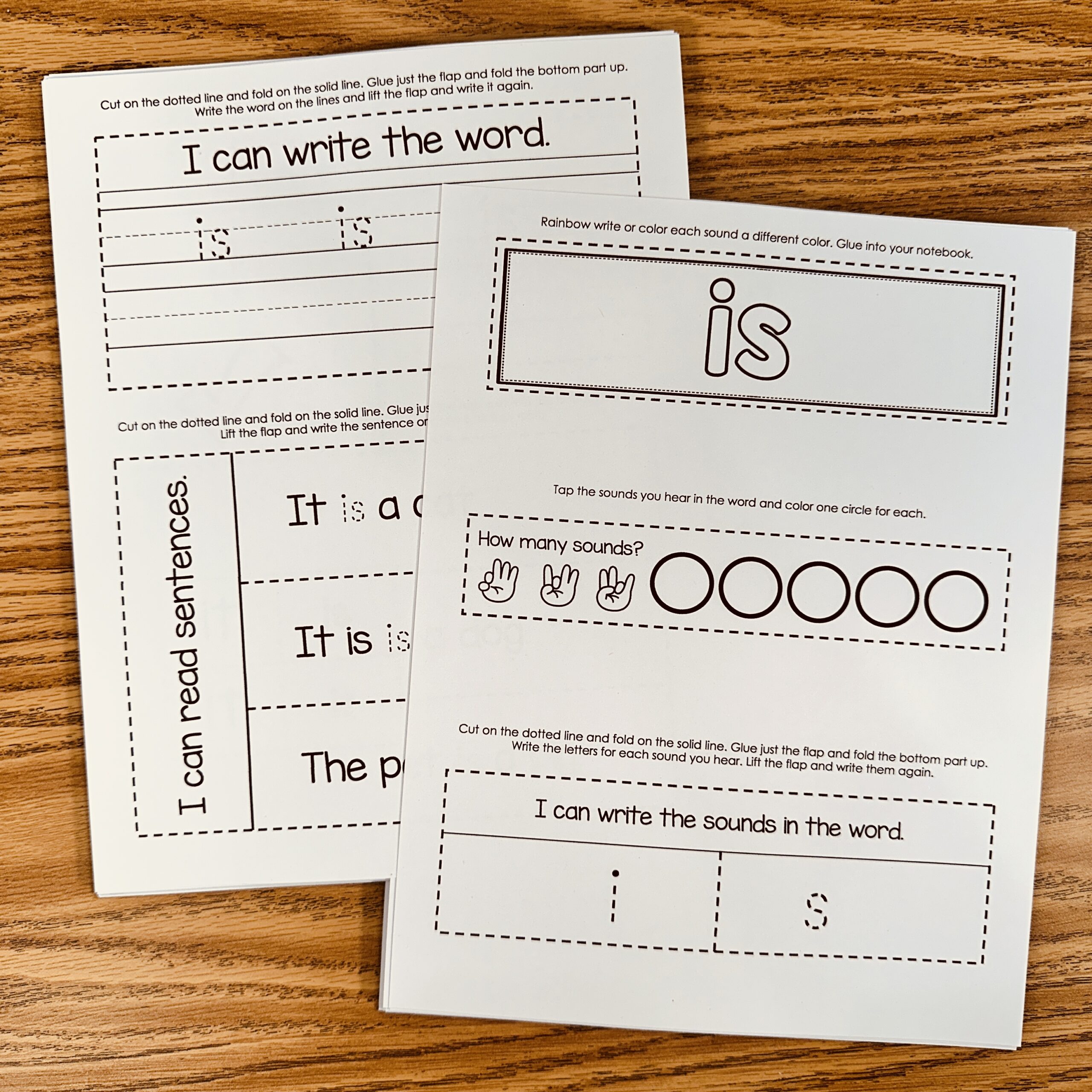 Is Sight Word Interactive Notebooks - Fry, Dolch PrePrimer - Simply ...