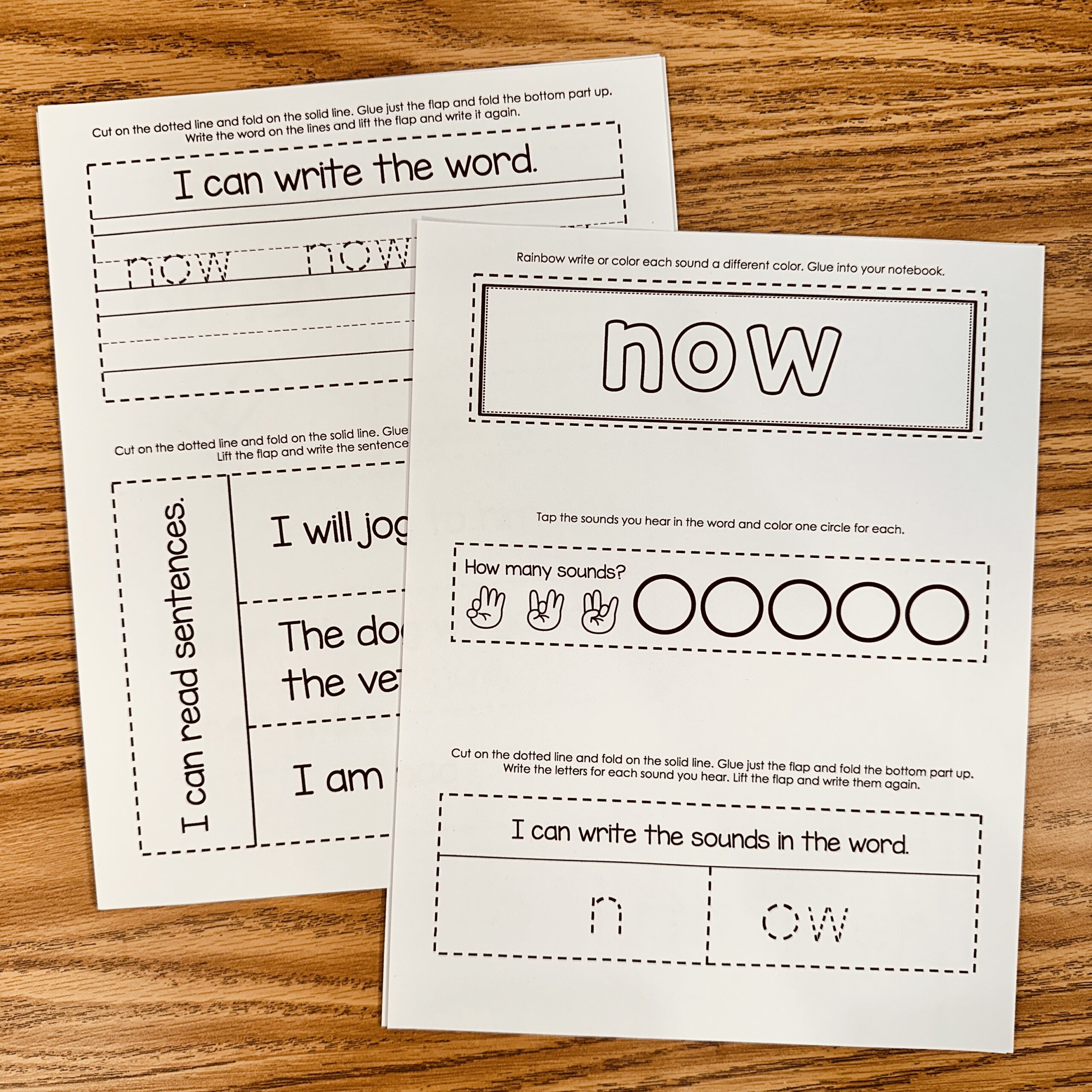 Now Sight Word Interactive Notebook - Fry, Dolch Primer - Simply Kinder ...