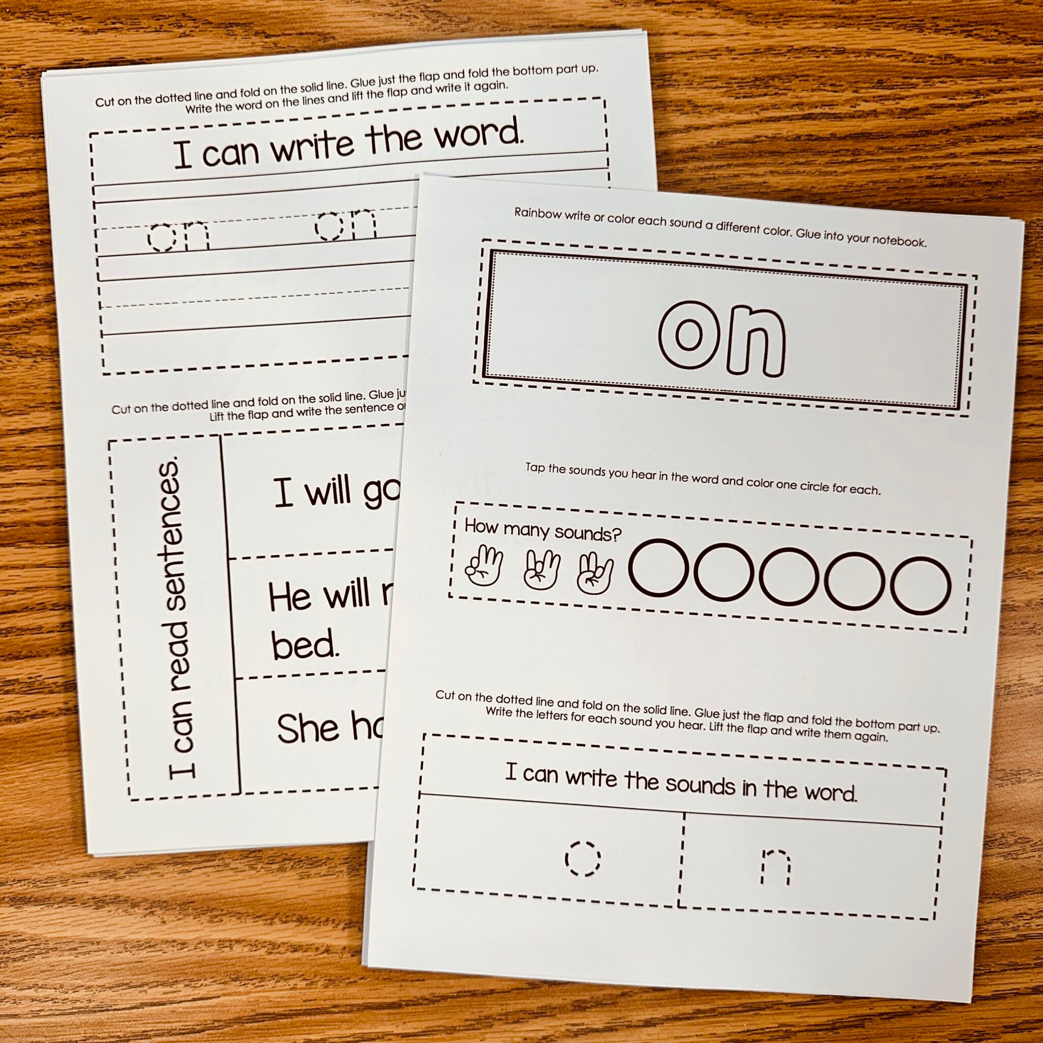 On Sight Word Interactive Notebooks - Fry, Dolch Primer - Simply Kinder ...