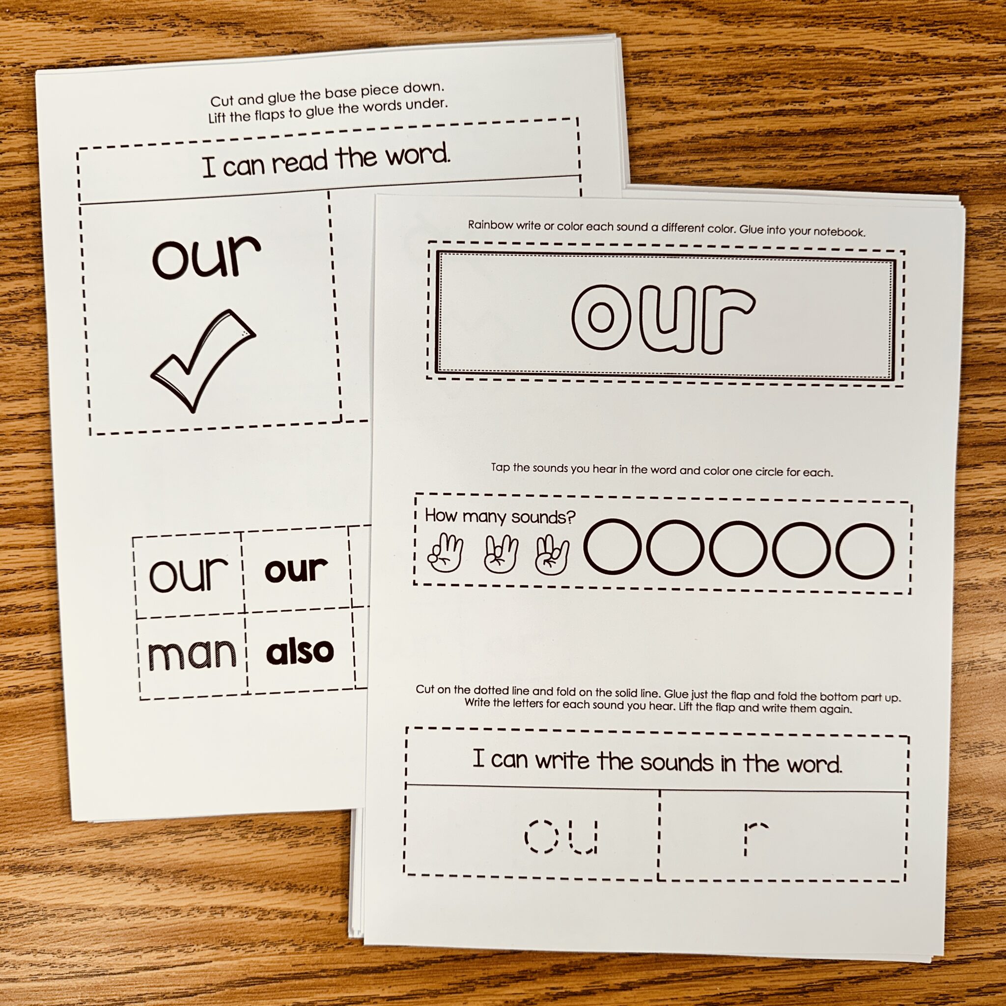 Our Sight Word Interactive Notebook - Fry, Dolch Primer - Simply Kinder ...