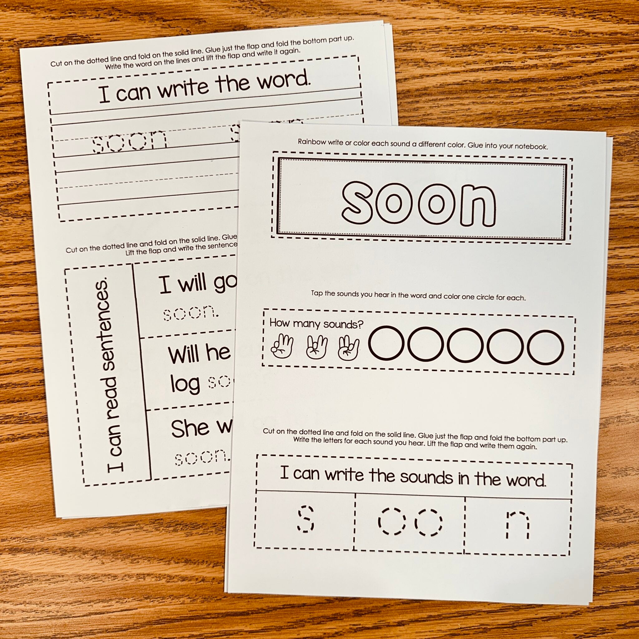 Soon Sight Word Interactive Notebook - Dolch Primer - Simply Kinder ...