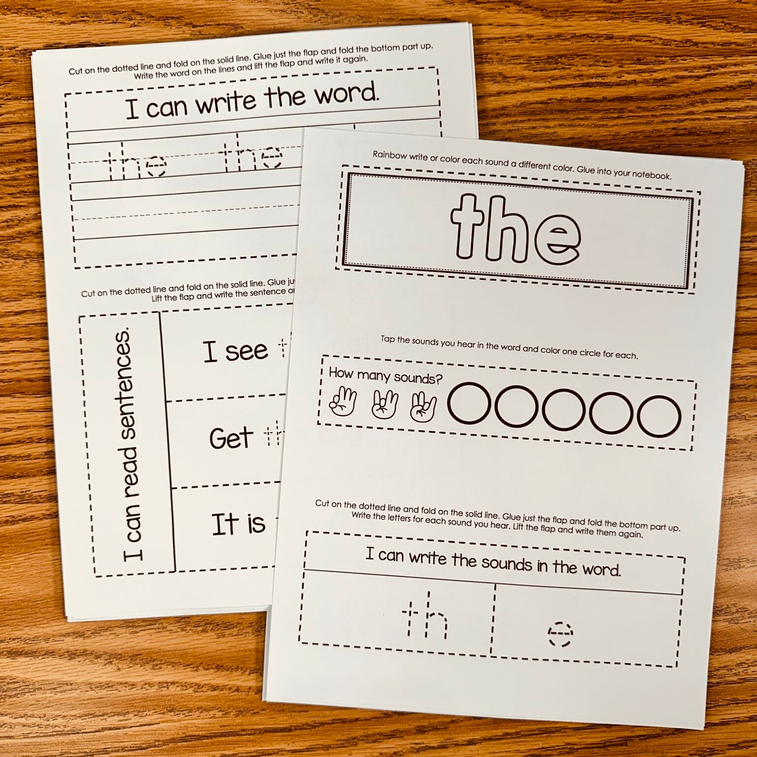 The Sight Word Interactive Notebooks - Fry, Dolch PrePrimer - Simply ...