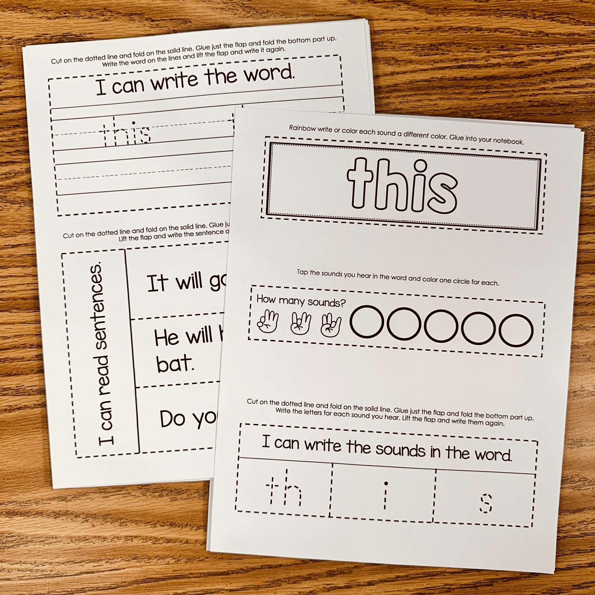 This Sight Word Interactive Notebooks - Fry, Dolch Primer - Simply ...