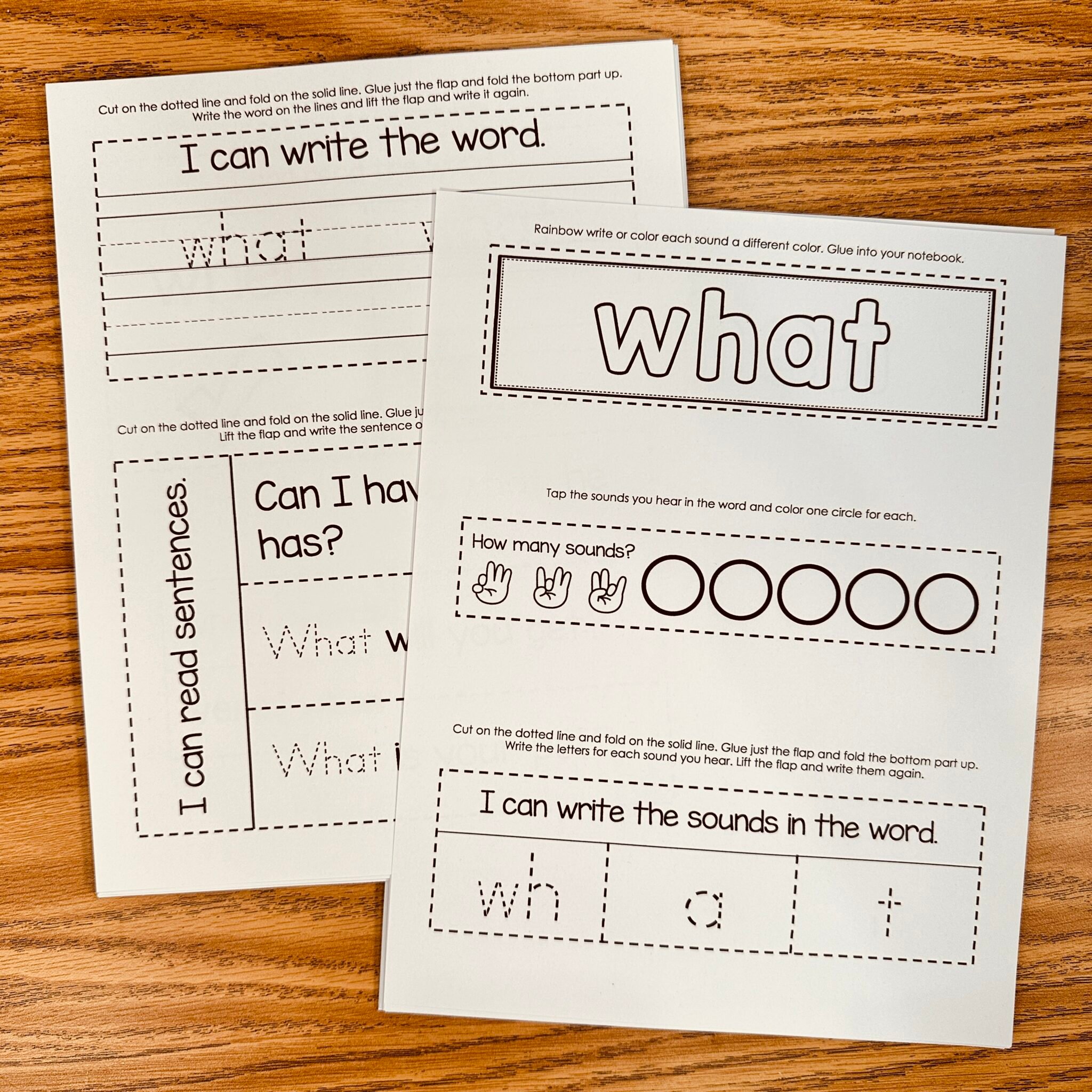 What Sight Word Interactive Notebooks - Fry, Dolch Primer - Simply ...