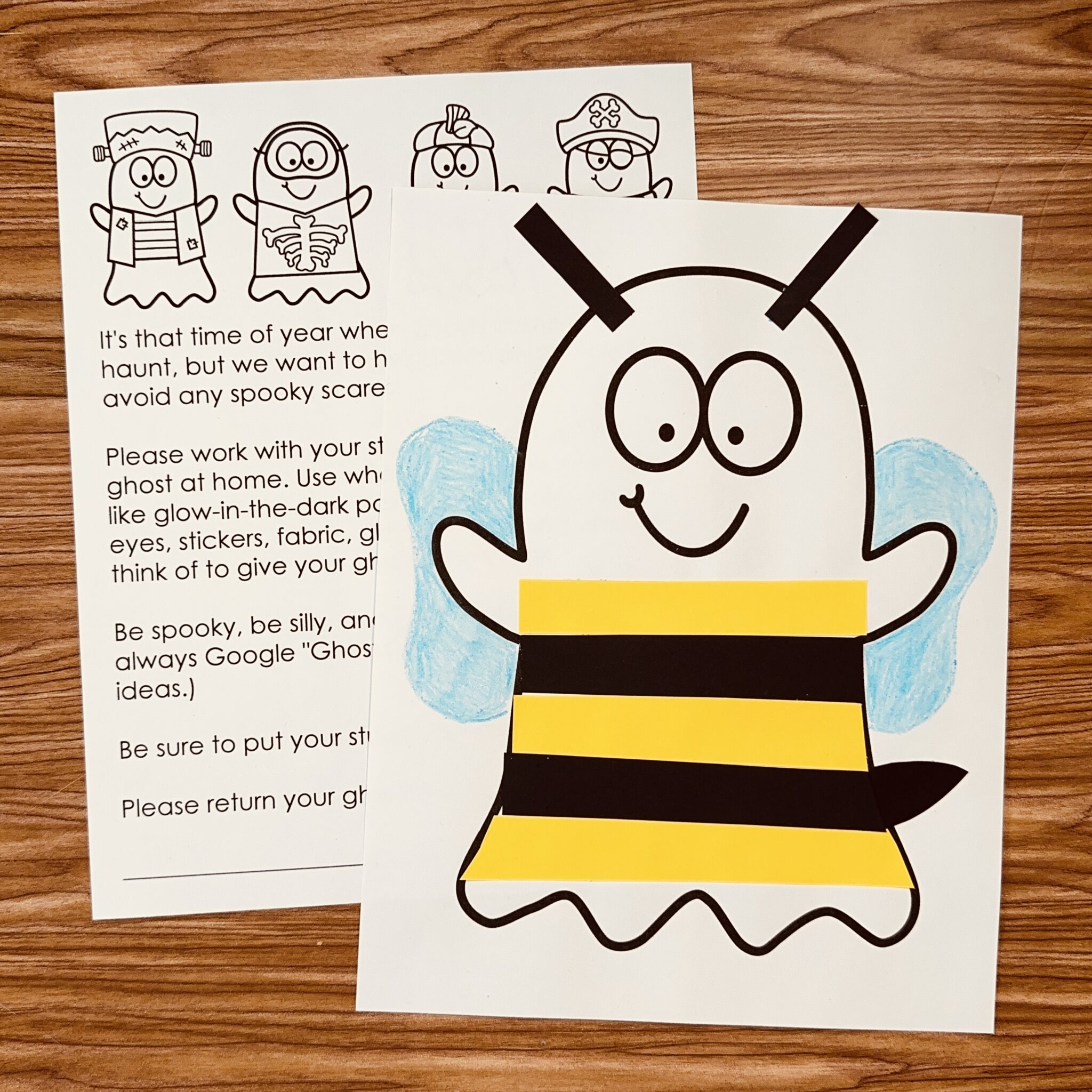 Ghost in Disguise Family Project - Simply Kinder + Printable Membership