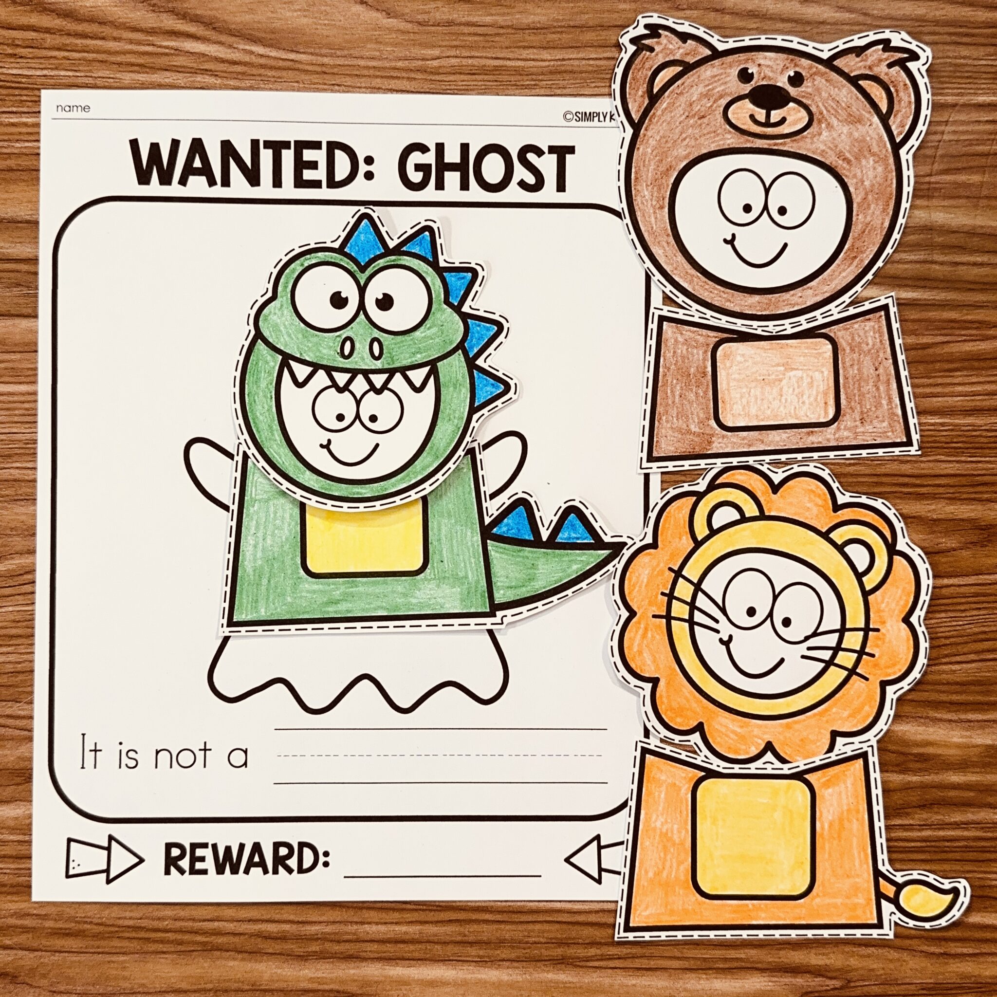 Ghost in Disguise Printables - Simply Kinder Plus