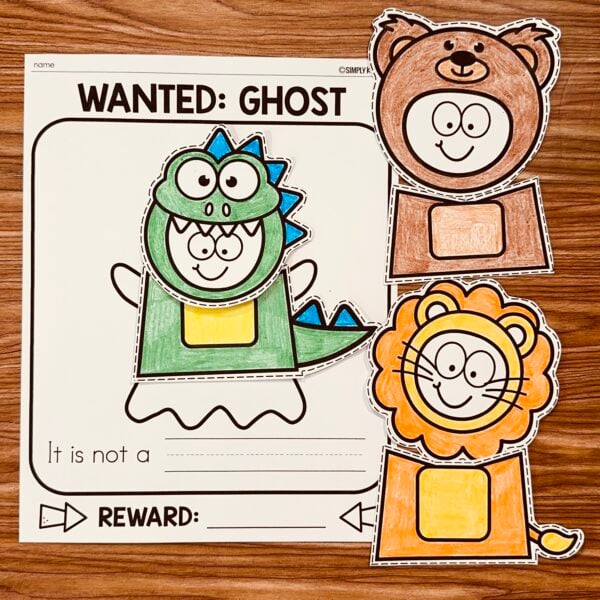 Ghost in Disguise Printables - Simply Kinder + Printable Membership