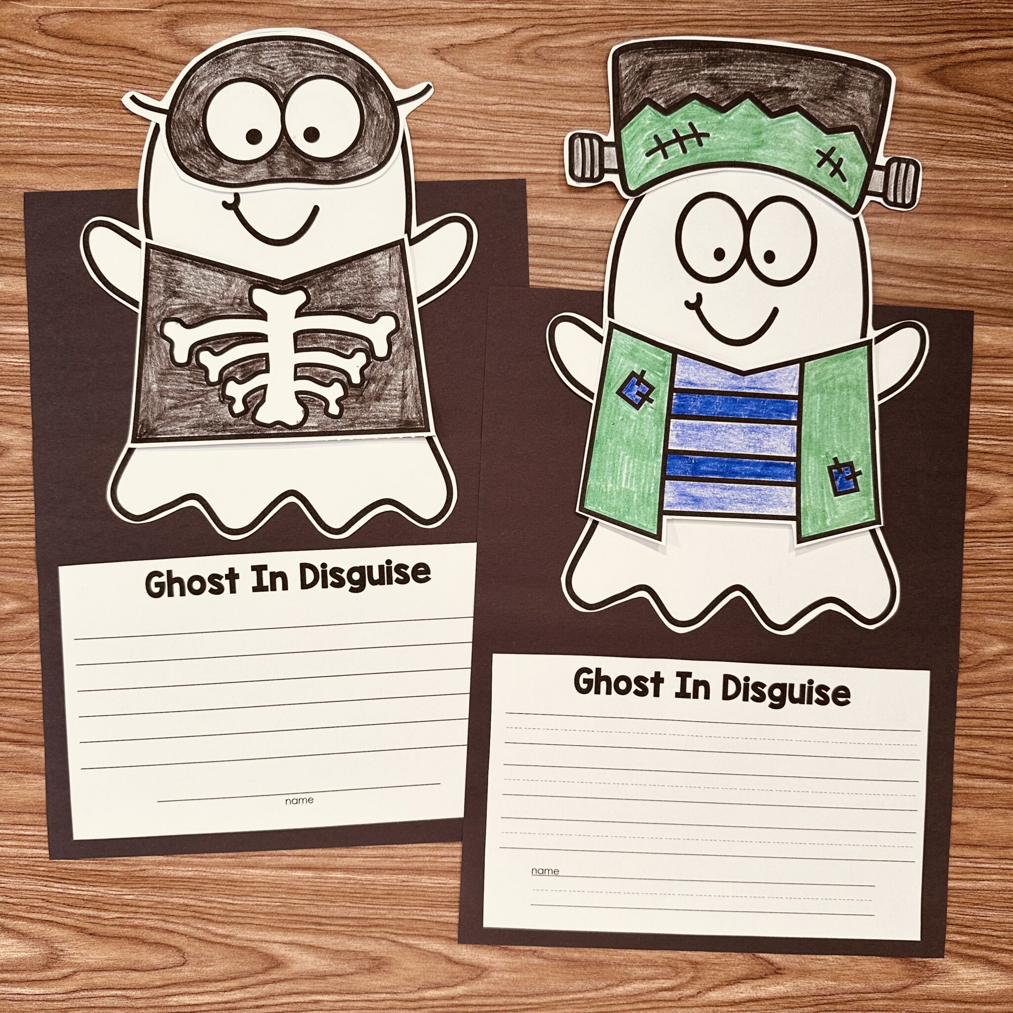 Ghost in Disguise Bulletin Boards & Crafts - Simply Kinder Plus