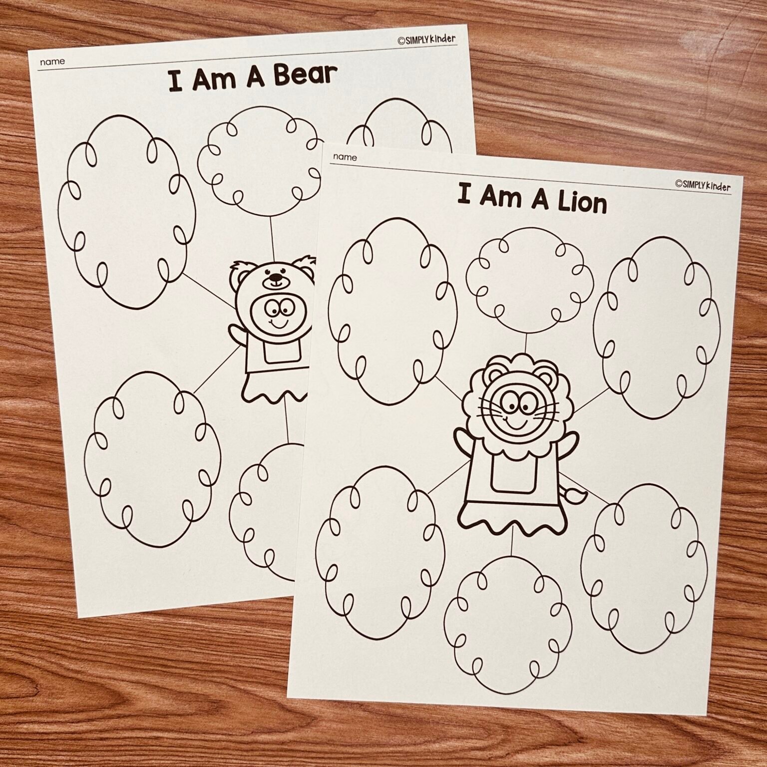 Ghost in Disguise Graphic Organizers - Simply Kinder + Printable Membership